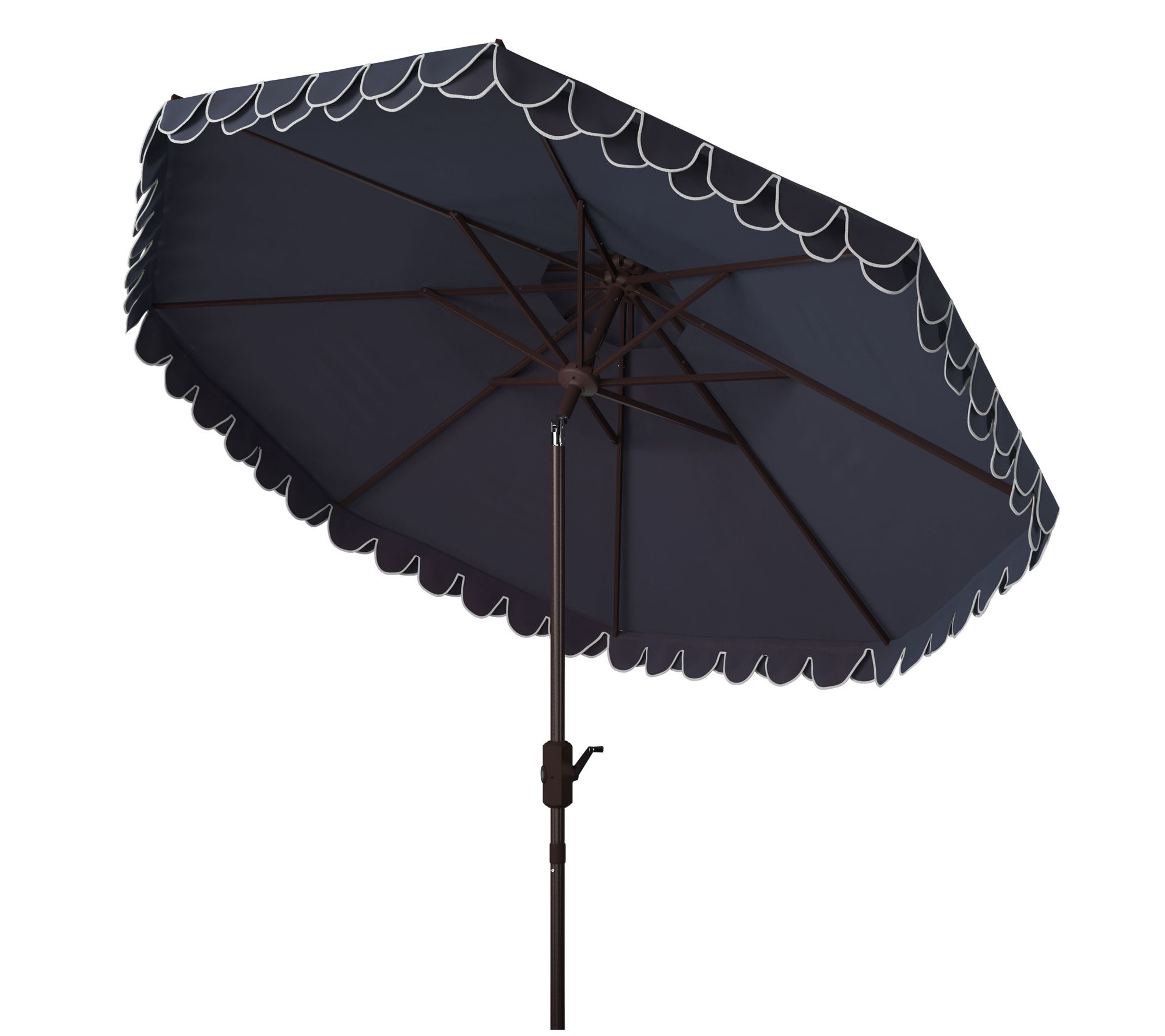 Elegant Valance 9' Double Top Umbrella by Valerie - QVC.com