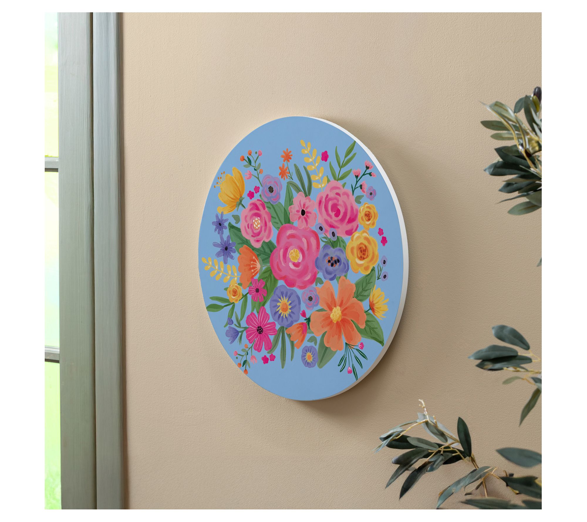 Evergreen 18" Spring Blossom Door Decor - QVC.com
