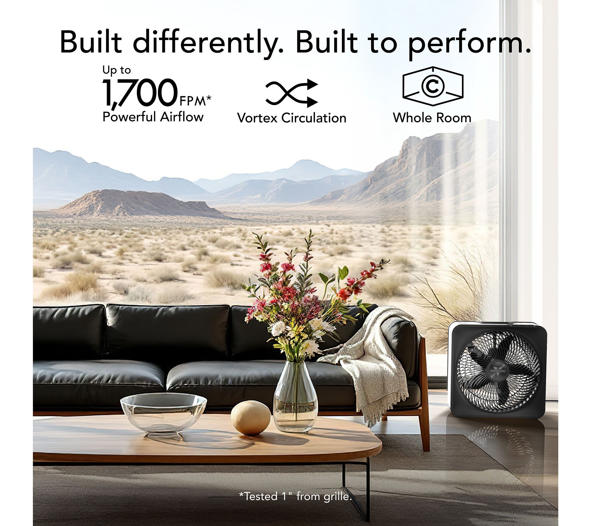 Vornado Model 80 High Velocity Box Fan with Cord Wrap - QVC.com