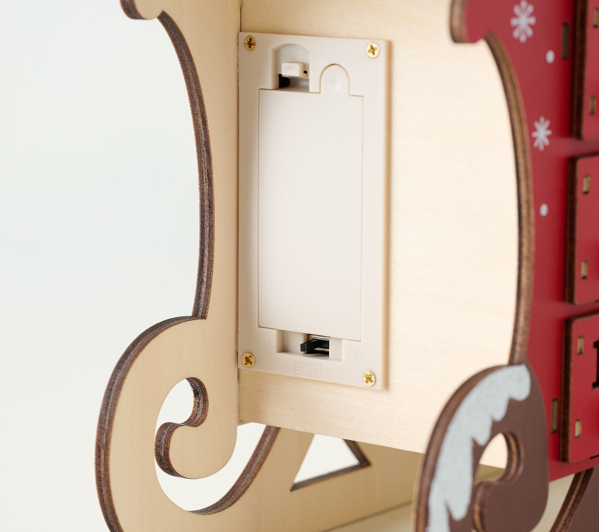 Home Reflections Lit Sleigh Advent Calendar - QVC.com