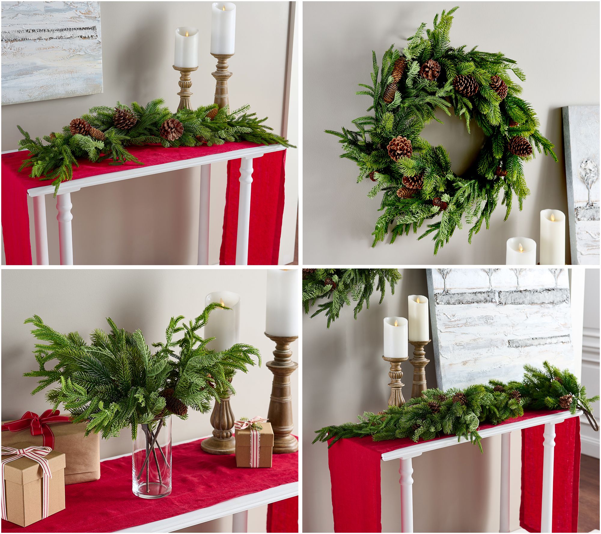 Real Feel Pine, Spruce and Juniper Collection by Valerie - QVC.com