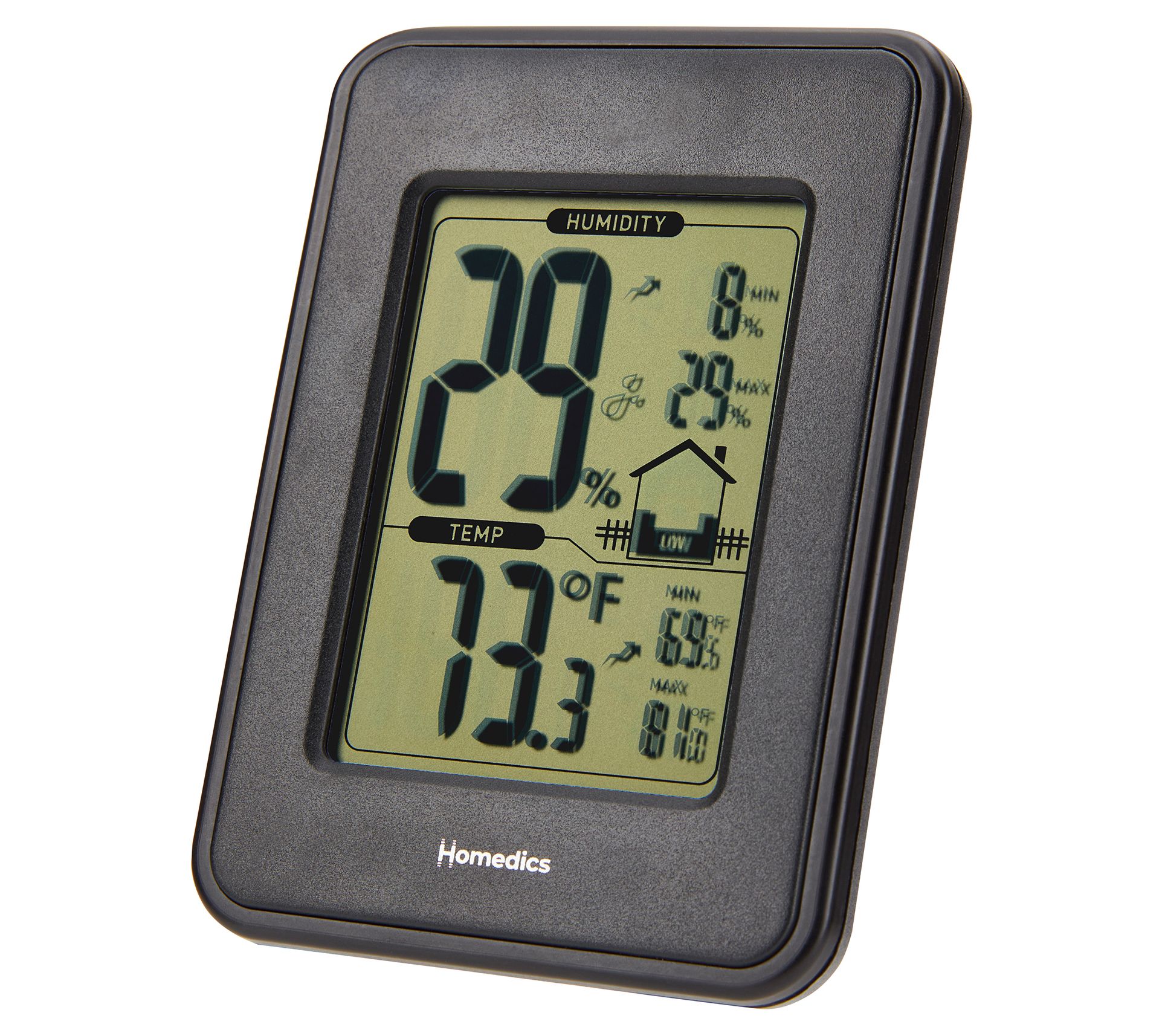 HoMedics Indoor Humidity Monitor HM100 - QVC.com
