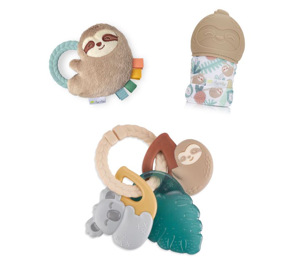Itzy Ritzy Sloth Baby Teething Bundle - QVC.com