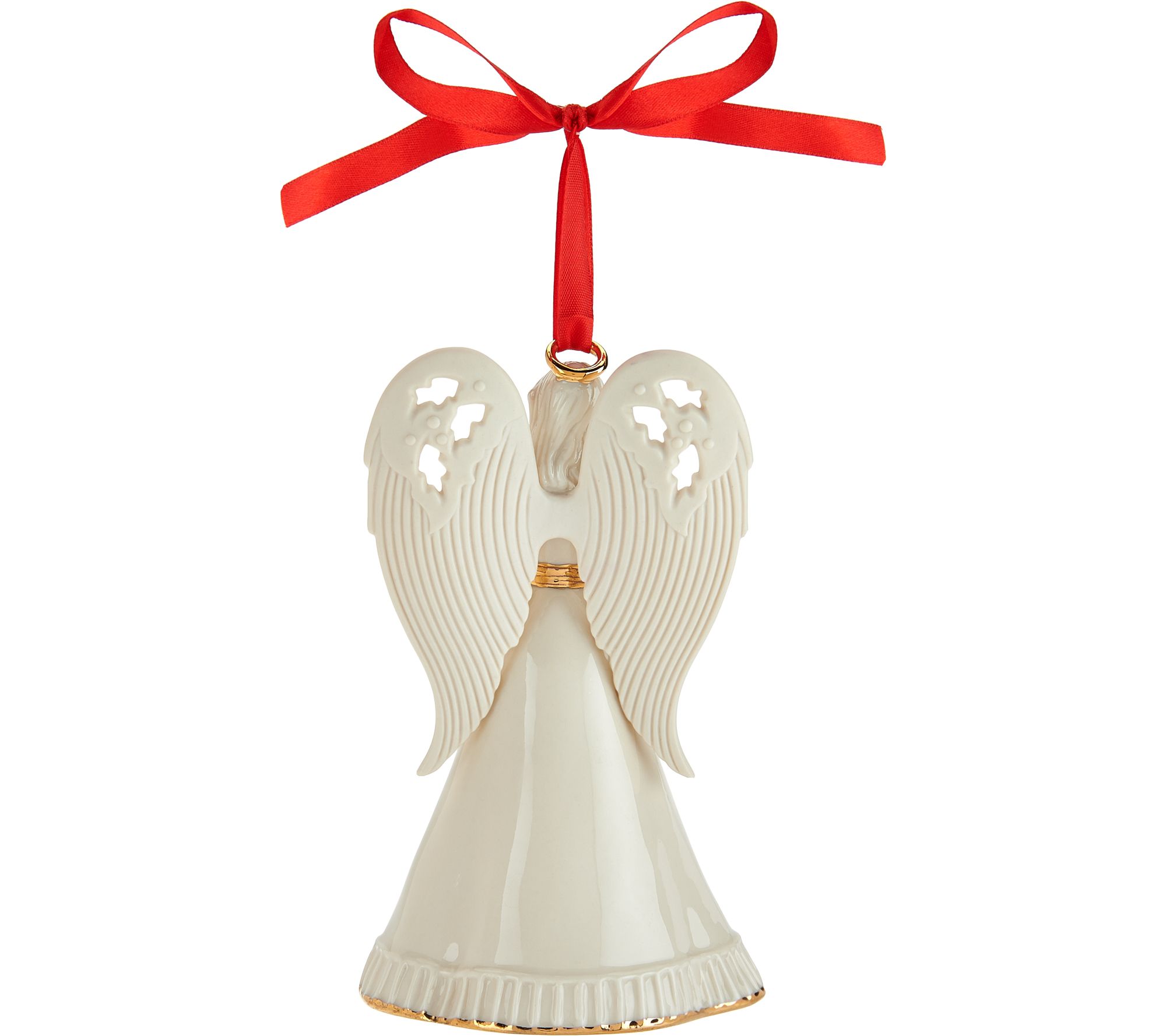 Lenox Porcelain Angel Bell with 24kt Gold Accents - QVC.com