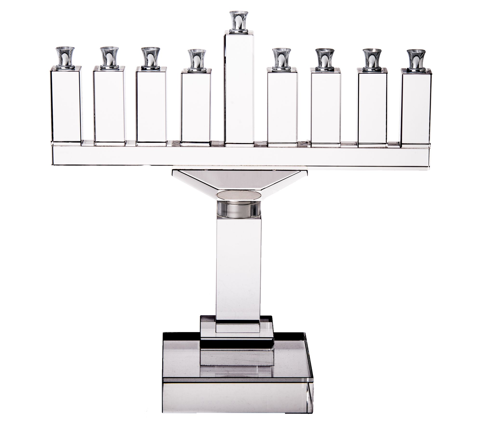 Copa Judaica Traditional Crystal Menorah - QVC.com