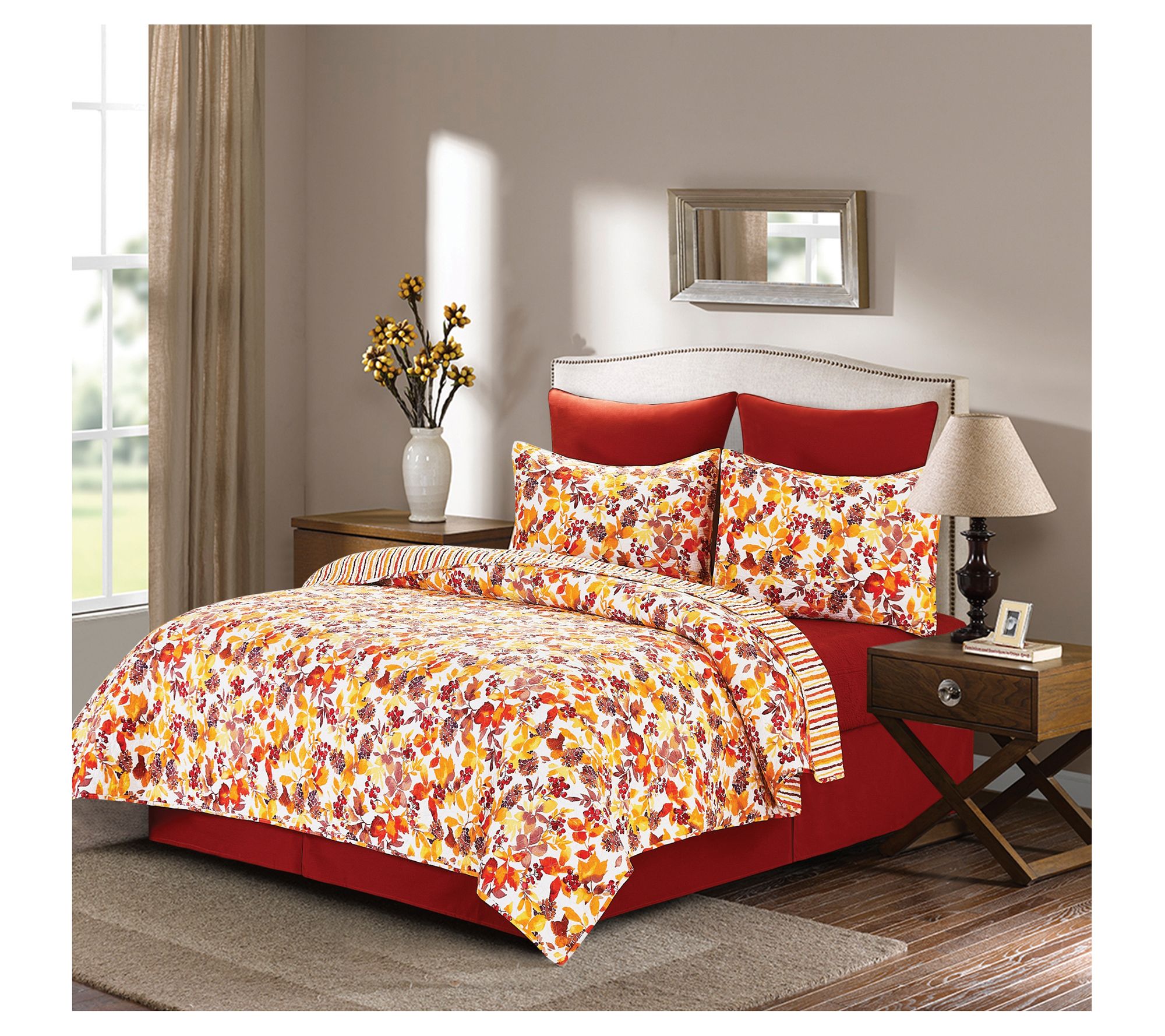 Cordelia 3-Piece Cotton King Quilt Set by Valerie - QVC.com