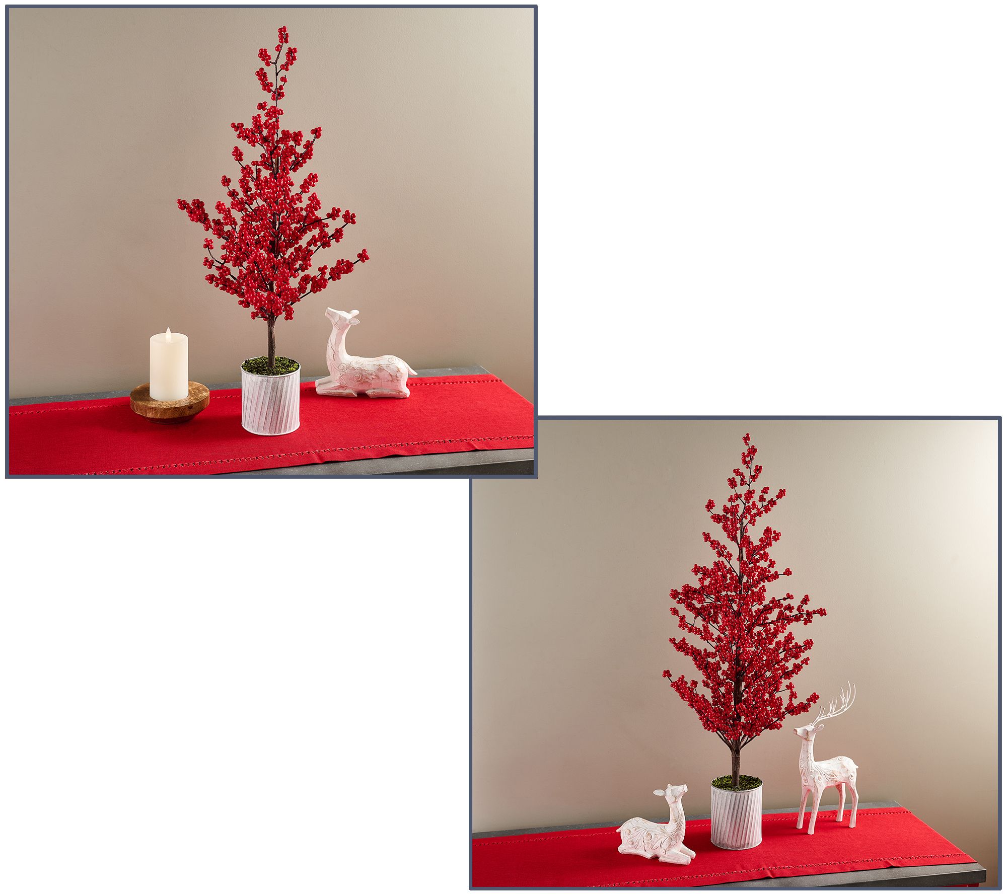 Berry Potted Tree by Valerie - QVC.com