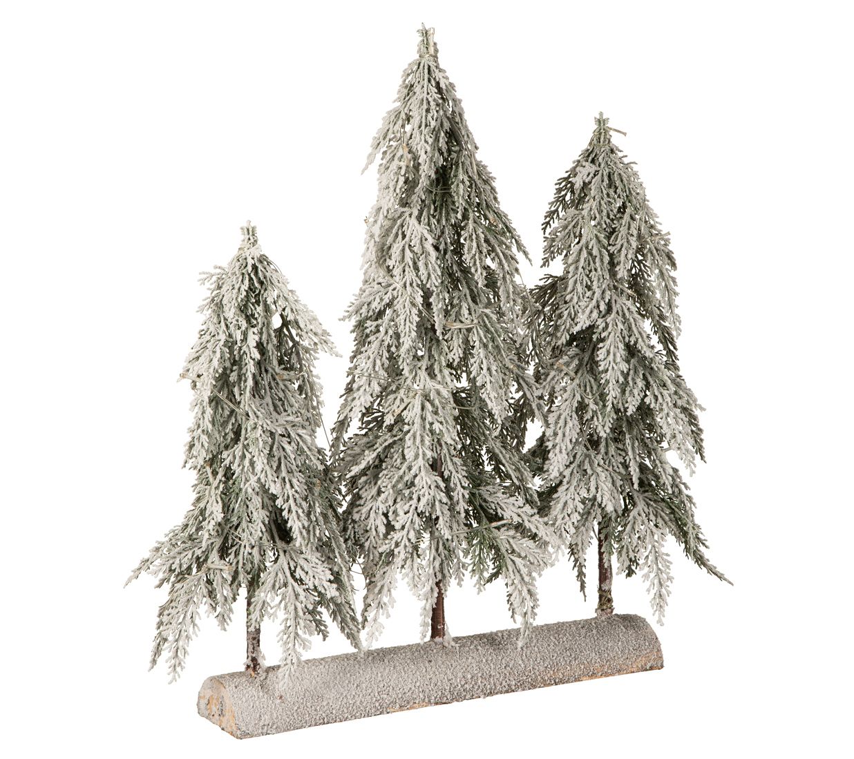 Evergreen 28" Frosted LED Trees Table Top Display - QVC.com
