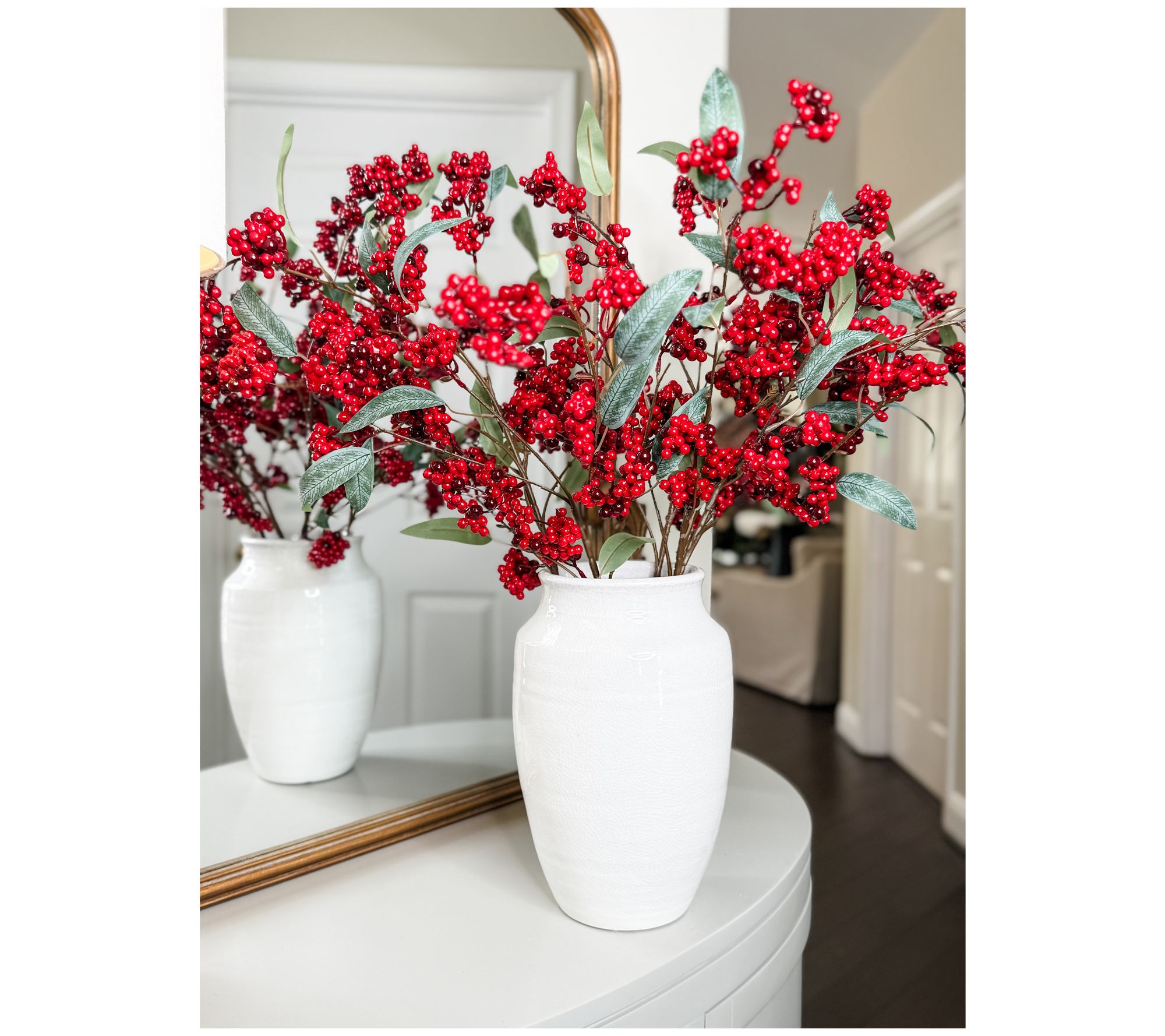 "As Is" Simply Stunning Set of 5 Cascading Berry Branches by Janine ...