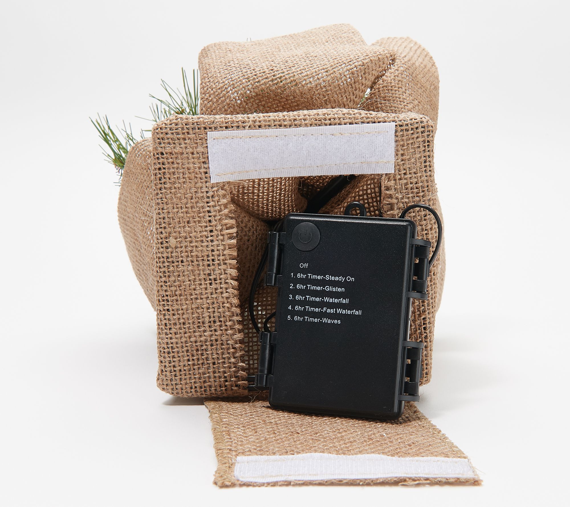 "As Is" Bethlehem Lights 14" Lit Green Tabletop Pine Tree - QVC.com