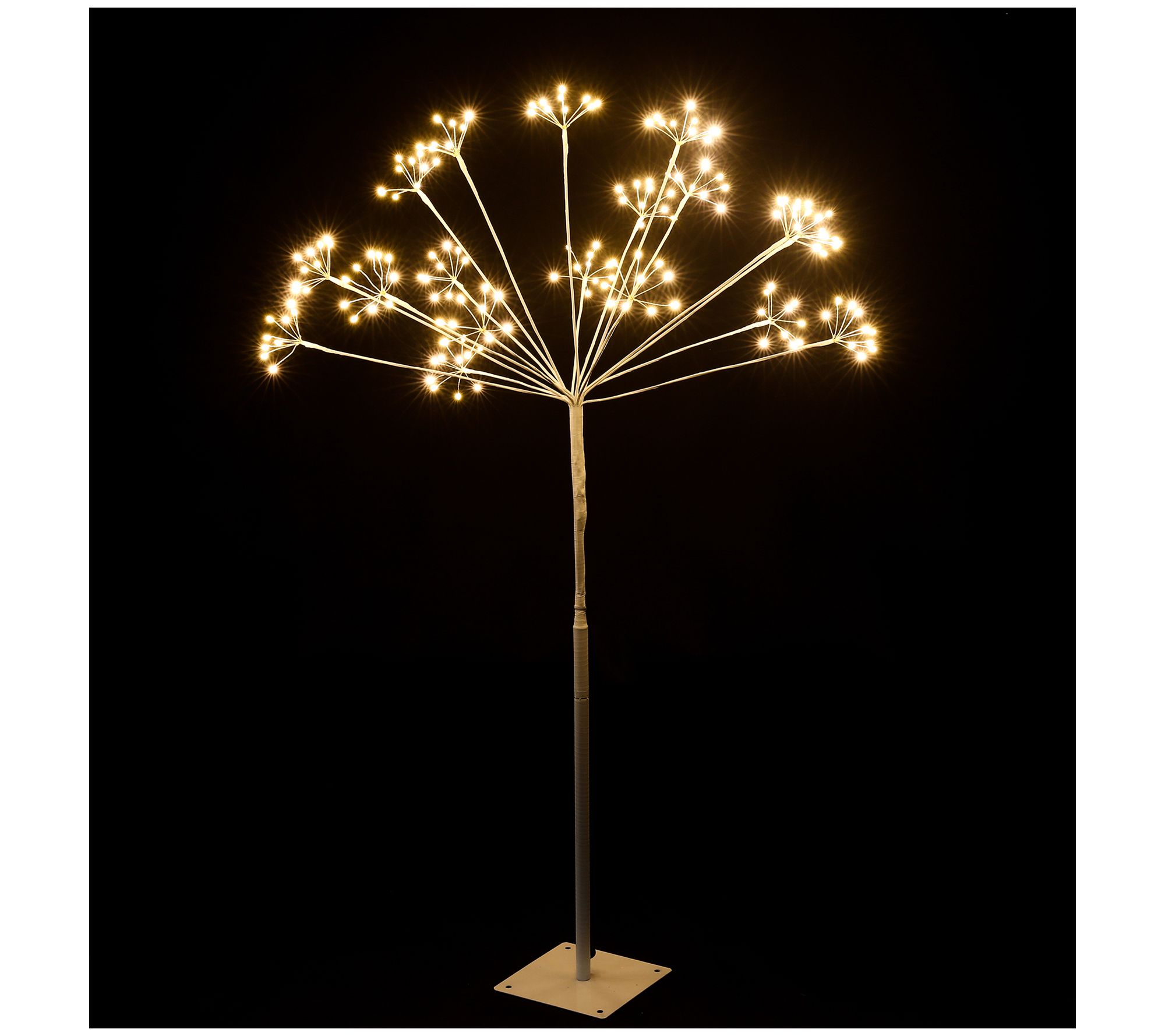 LuxenHome Starburst LED Lighted PVC Tree - QVC.com