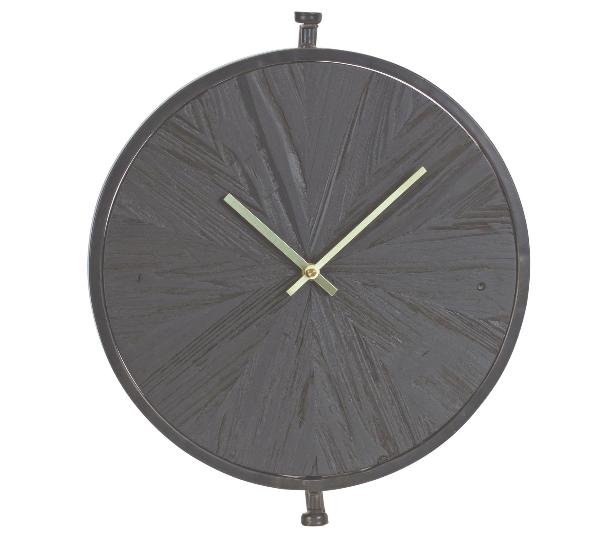 Melrose Numberless Matte Wooden Wall Clock - QVC.com