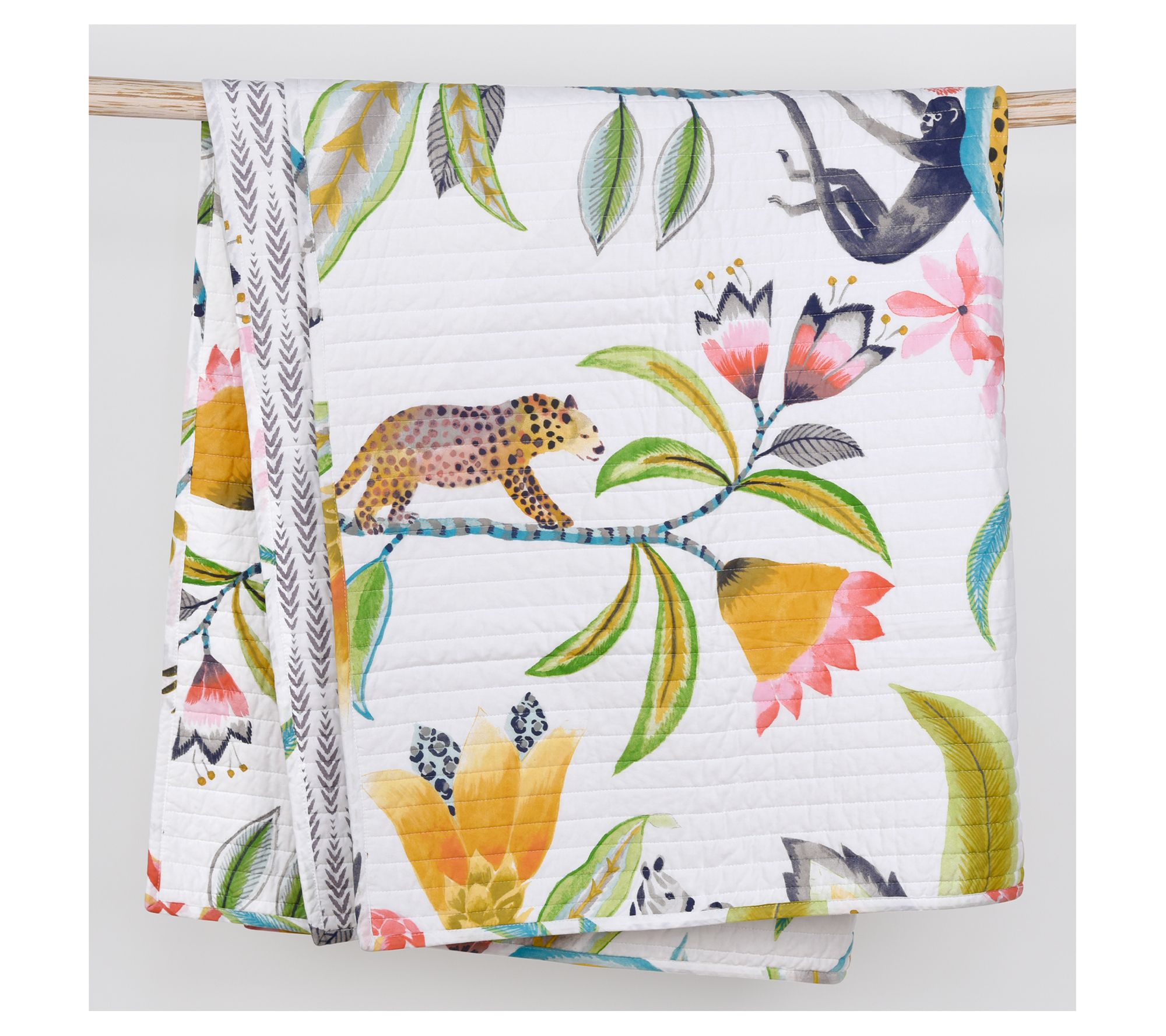 Levtex Home Melina 2-Piece Tropical Twin/Twin XQuilt Set - QVC.com