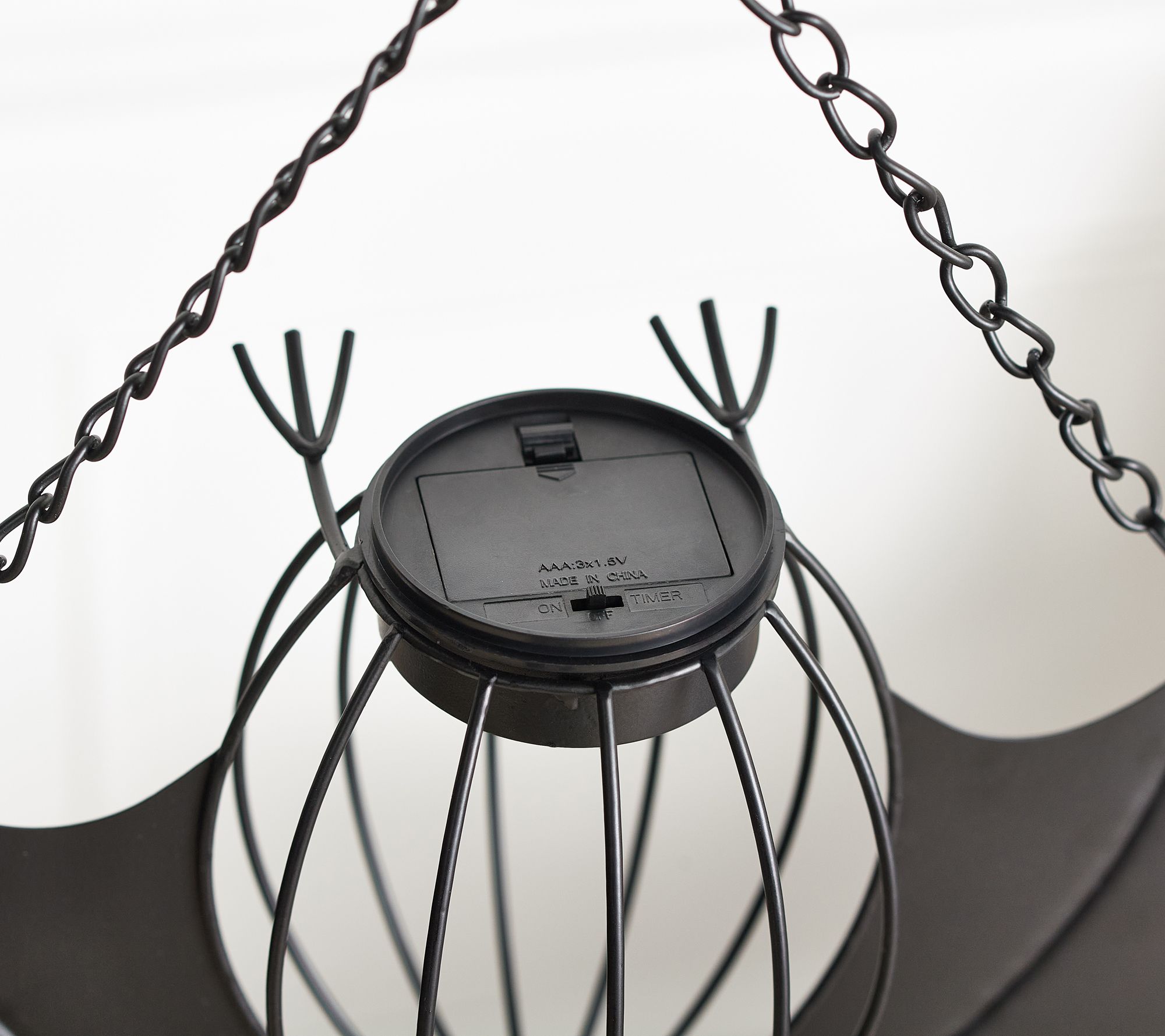 "As Is" Hay & Harvest Metal Lit Bat with Removable Hanger - QVC.com