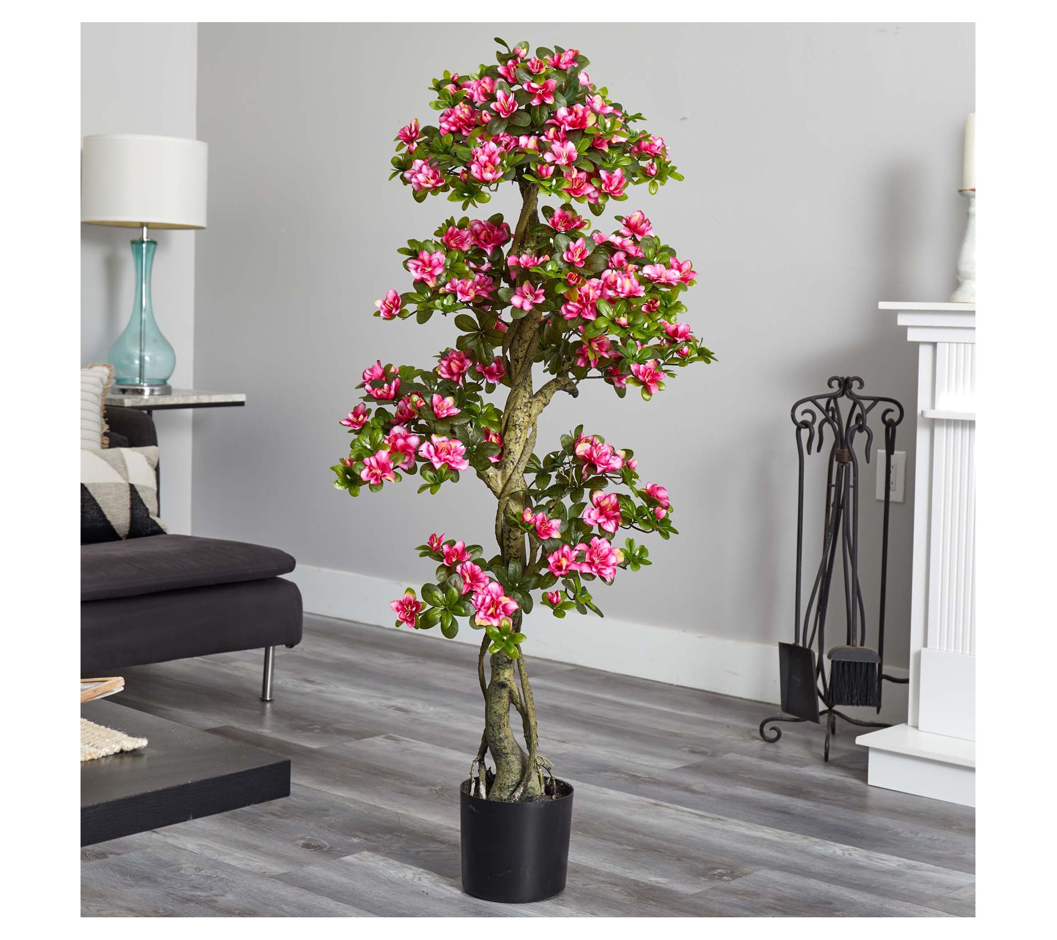 Nearly Natural 5' Azalea Artificial Tree - QVC.com