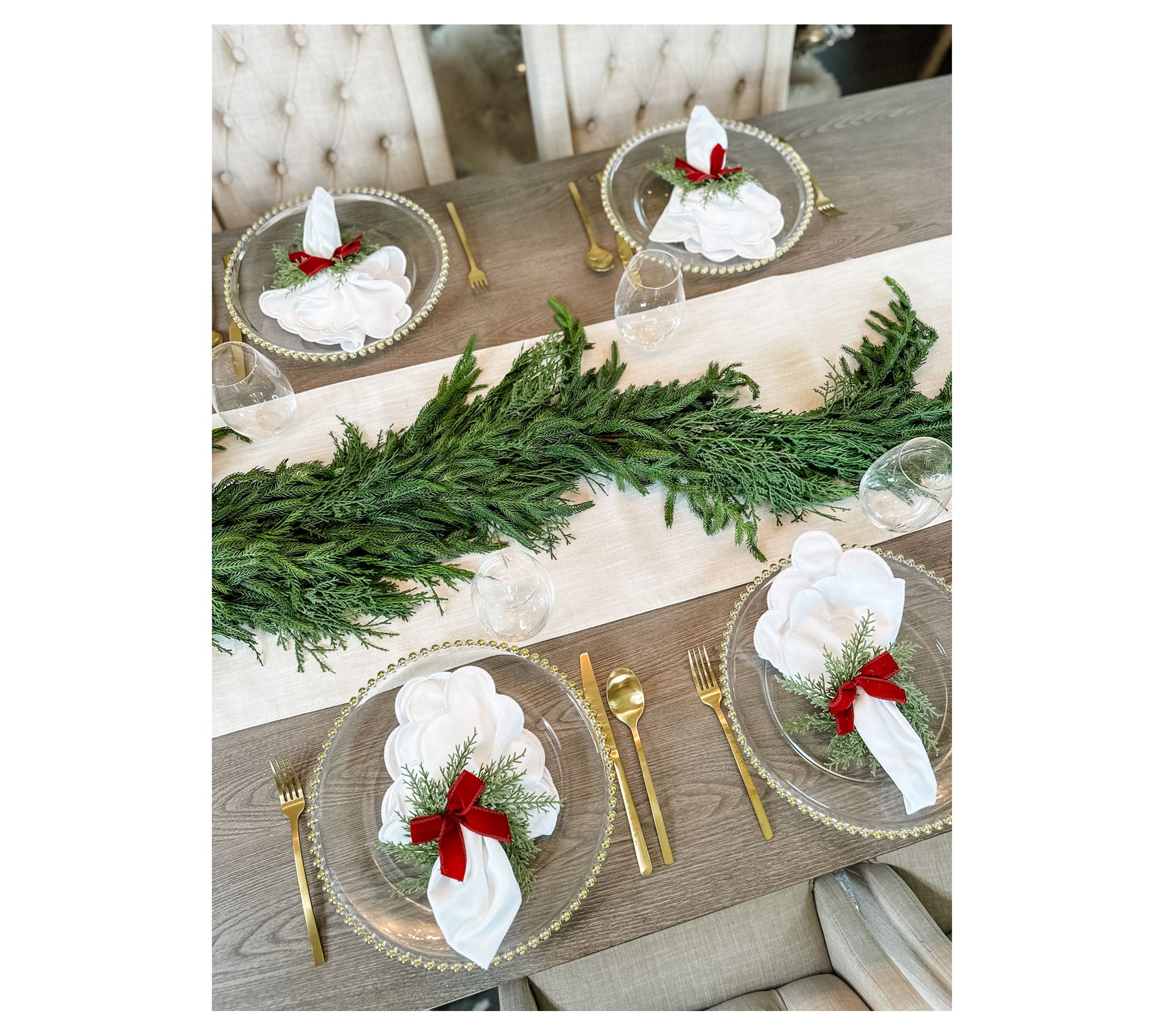 Simply Stunning 28" Real Touch Norfolk Pine Wreath by Janine Graff ...