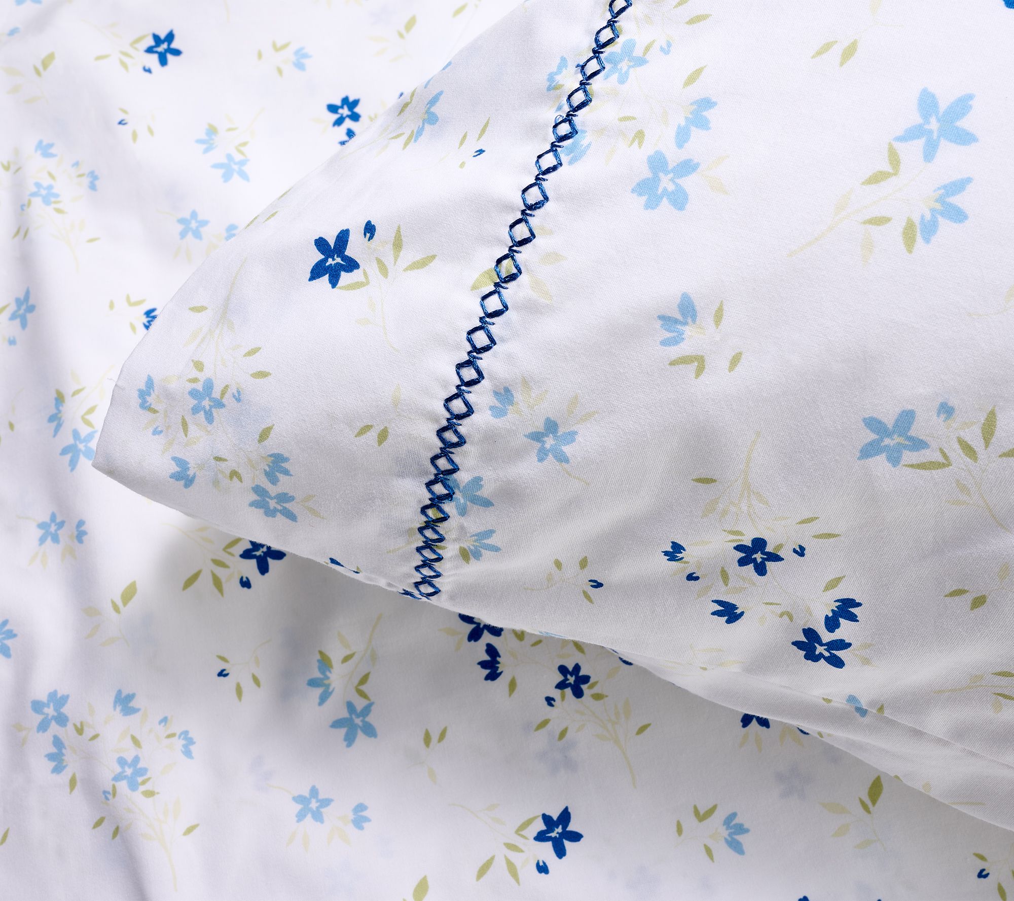 "As Is" Home Reflections Brushed 100% Cotton Sheet Set - QVC.com