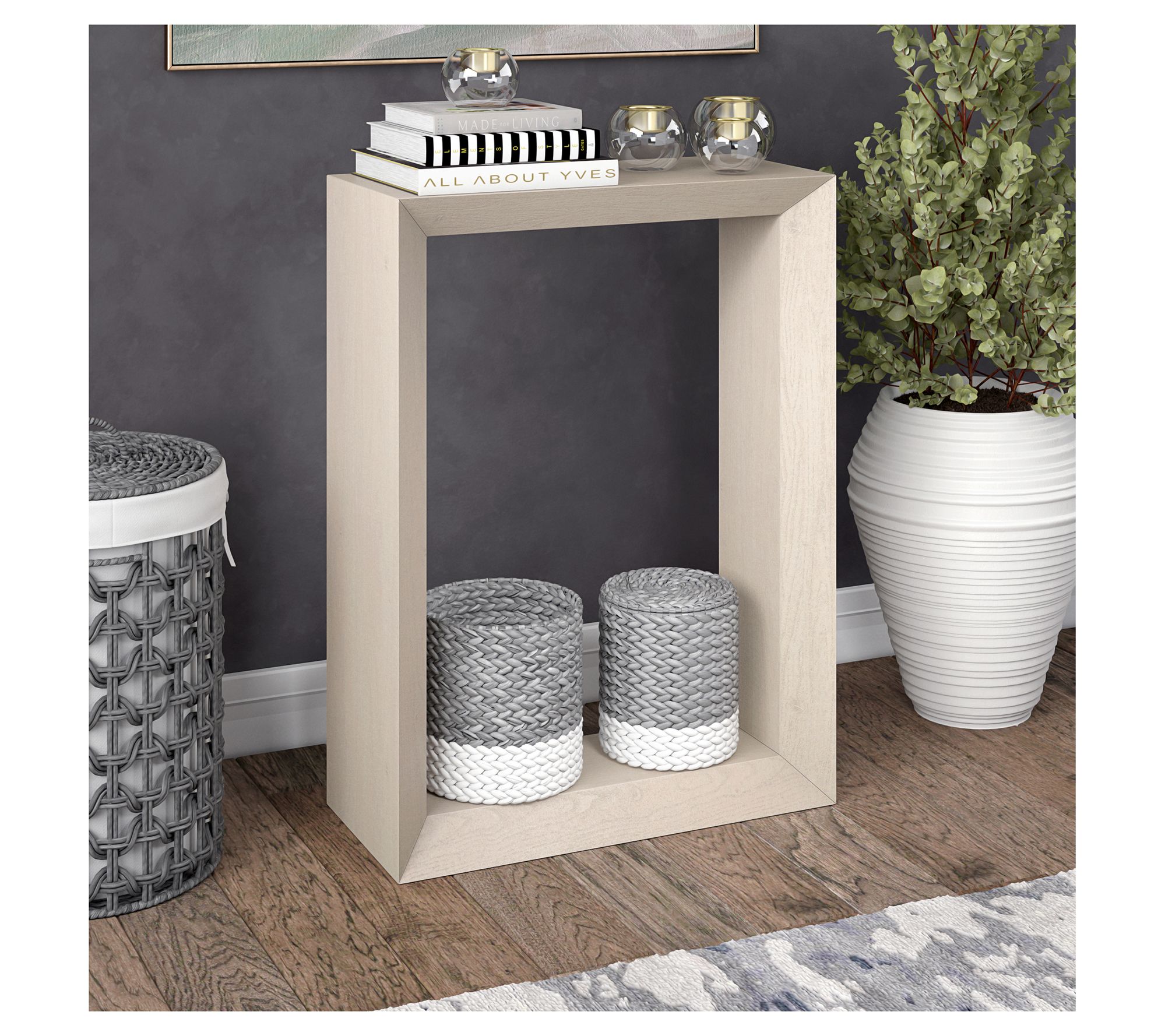 Hudson&Canal Osmond 22" Wide Rectangular Console Table - QVC.com