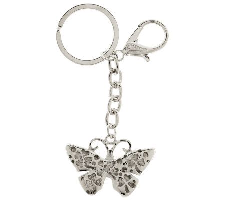 "As Is" Killarney Crystal Choice of Crystal Keychains - QVC.com