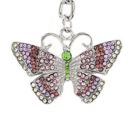 "As Is" Killarney Crystal Choice of Crystal Keychains - QVC.com