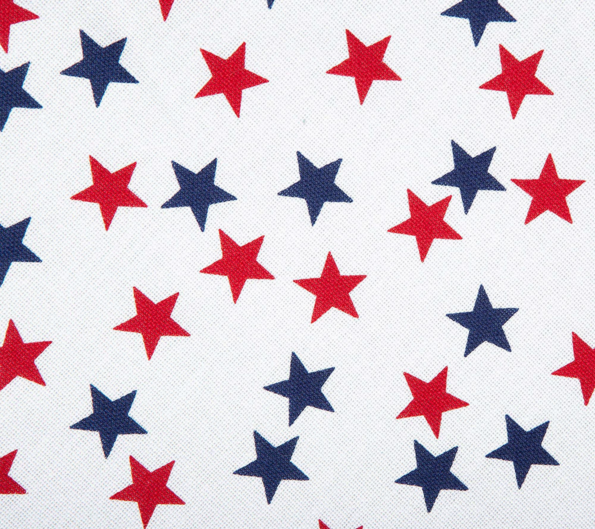 Design Imports Americana Stars Print Tablecloth70" Round - QVC.com
