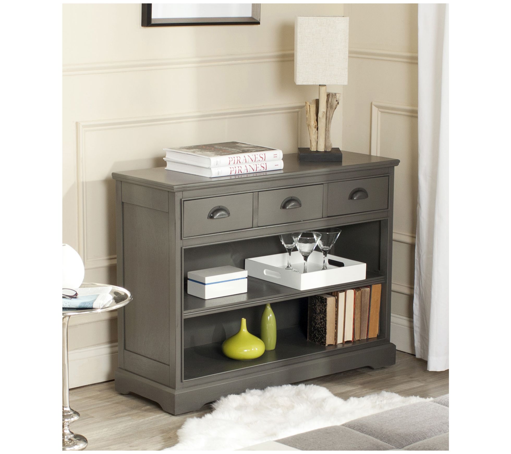 Safavieh Prudence Bookshelf Storage Unit - QVC.com