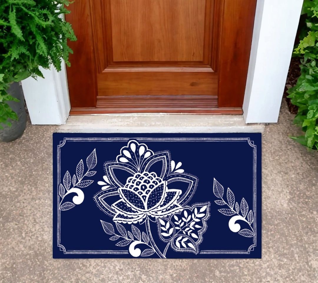 Evergreen August Washable Indoor/Outdoor Mat - QVC.com