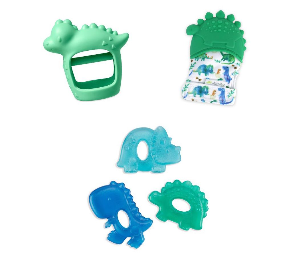 Itzy Ritzy Dino Baby Teething Bundle - QVC.com