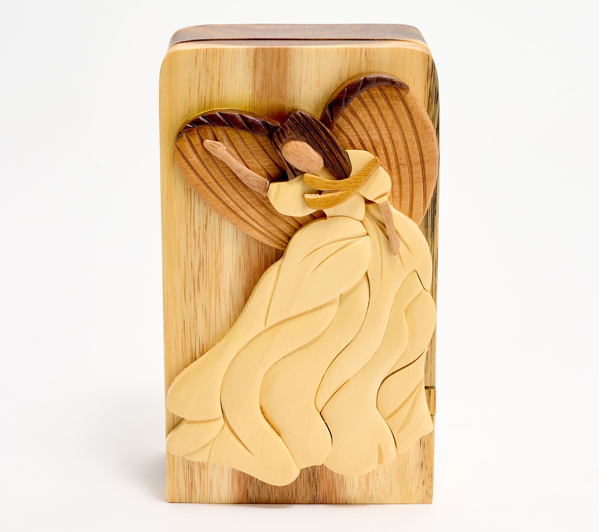 Carver Dan's Dancing Angel Puzzle Box - QVC.com