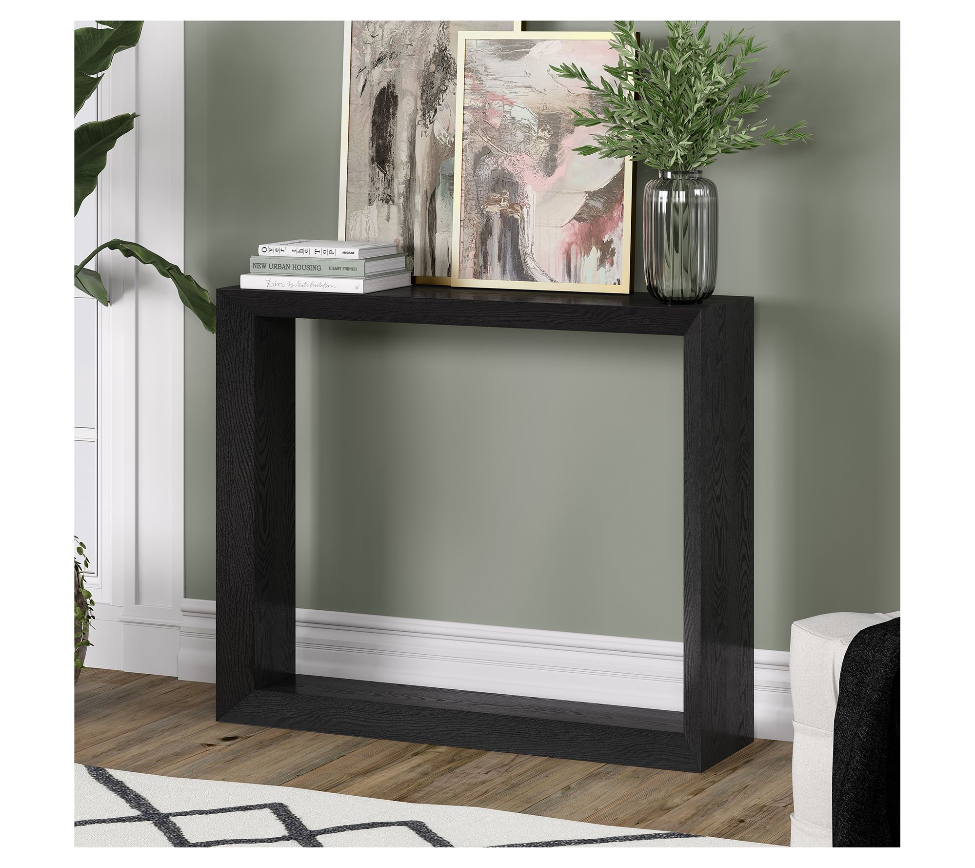 Hudson&Canal Osmond 36" Wide Rectangular Console Table - QVC.com