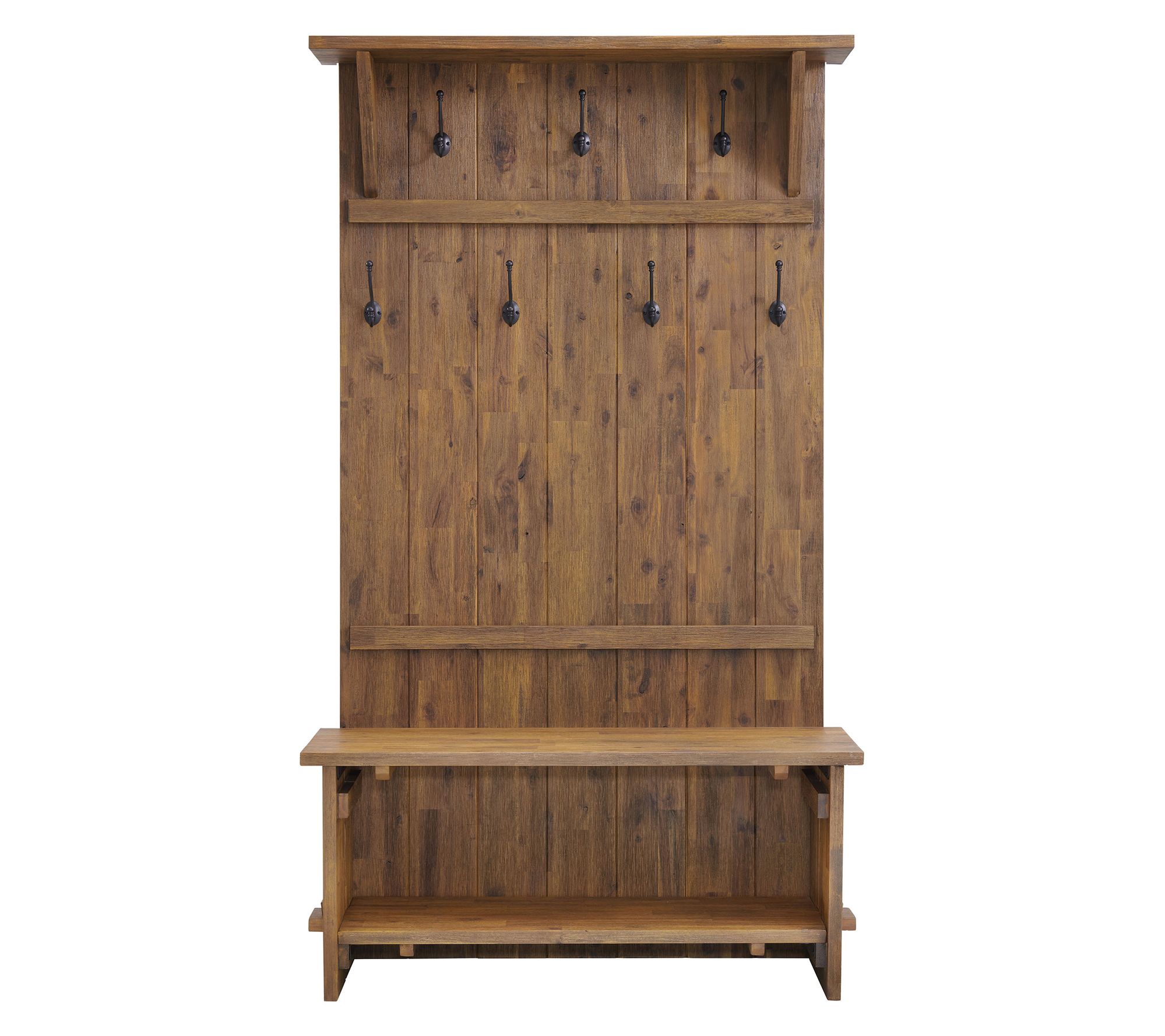 Alaterre Furniture Bethel Hall Tree 70" Entryway Bench - QVC.com