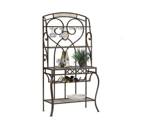 Hillsdale Furniture Brookside Baker's Rack - QVC.com