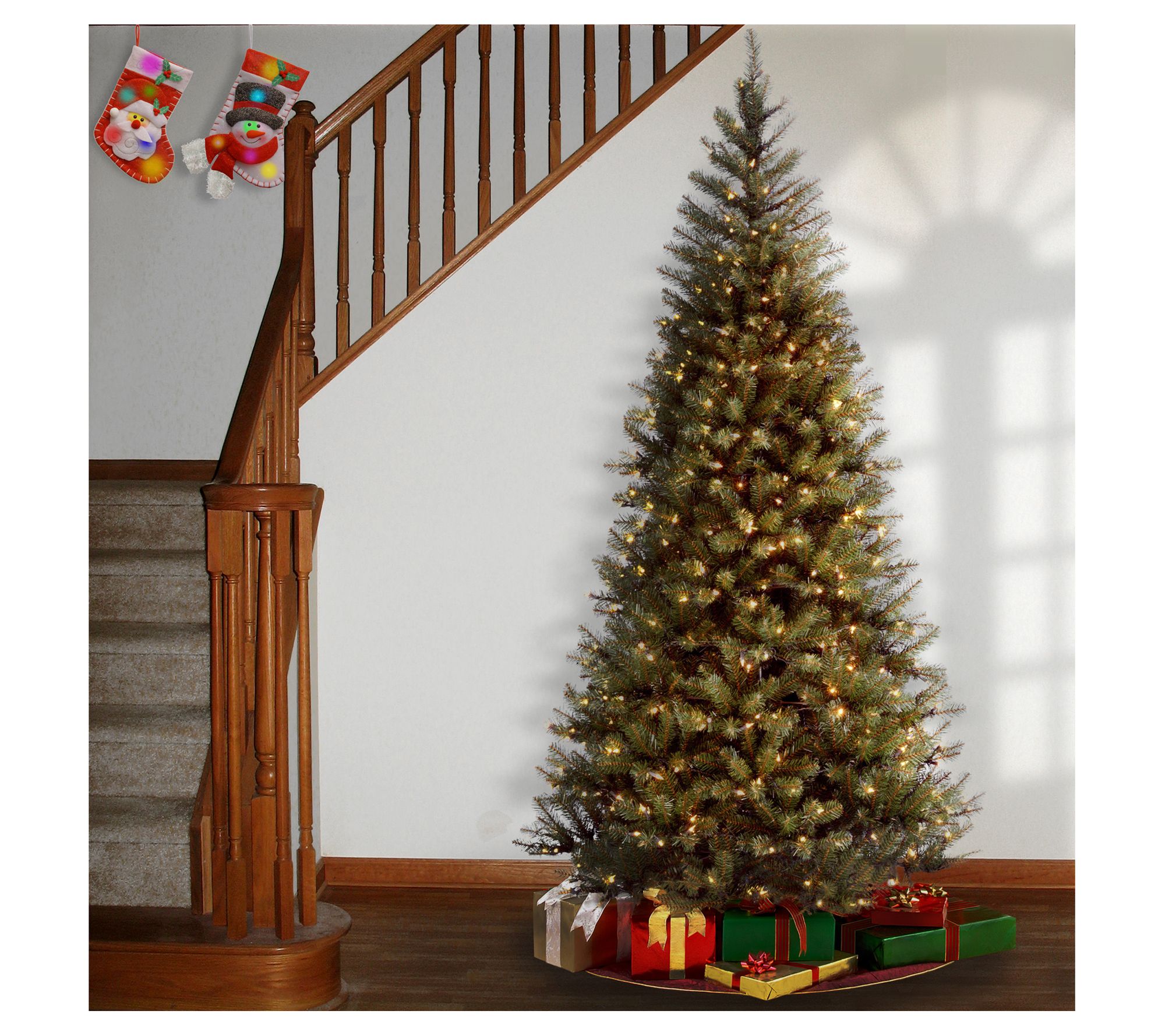 National Tree 6ft. Aspen Spruce Tree with ClearLights - QVC.com