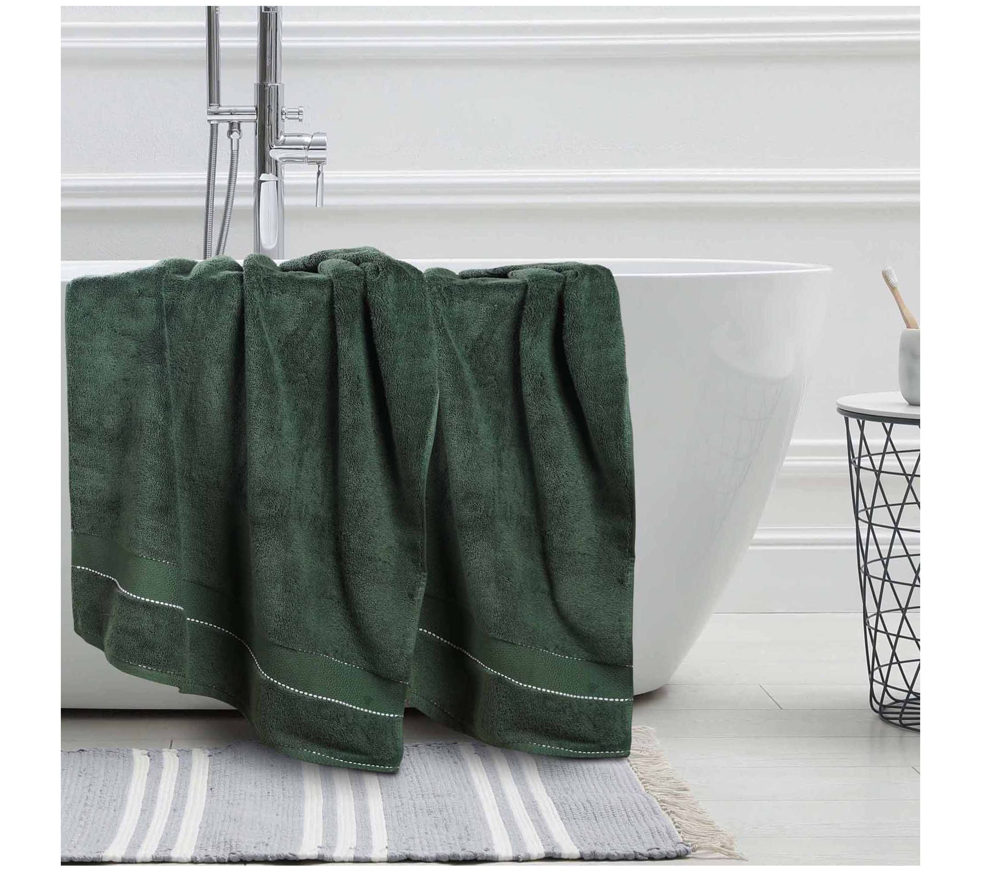 Superior Niles Egyptian Giza Cotton Ultra-Plush2PC Bath Sheet - QVC.com