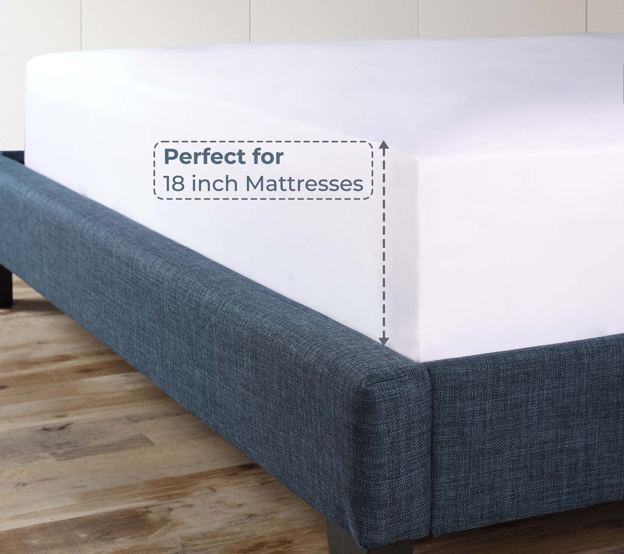 Superior Organic Cotton Deep Pocket Bed Sheet Set, King - QVC.com