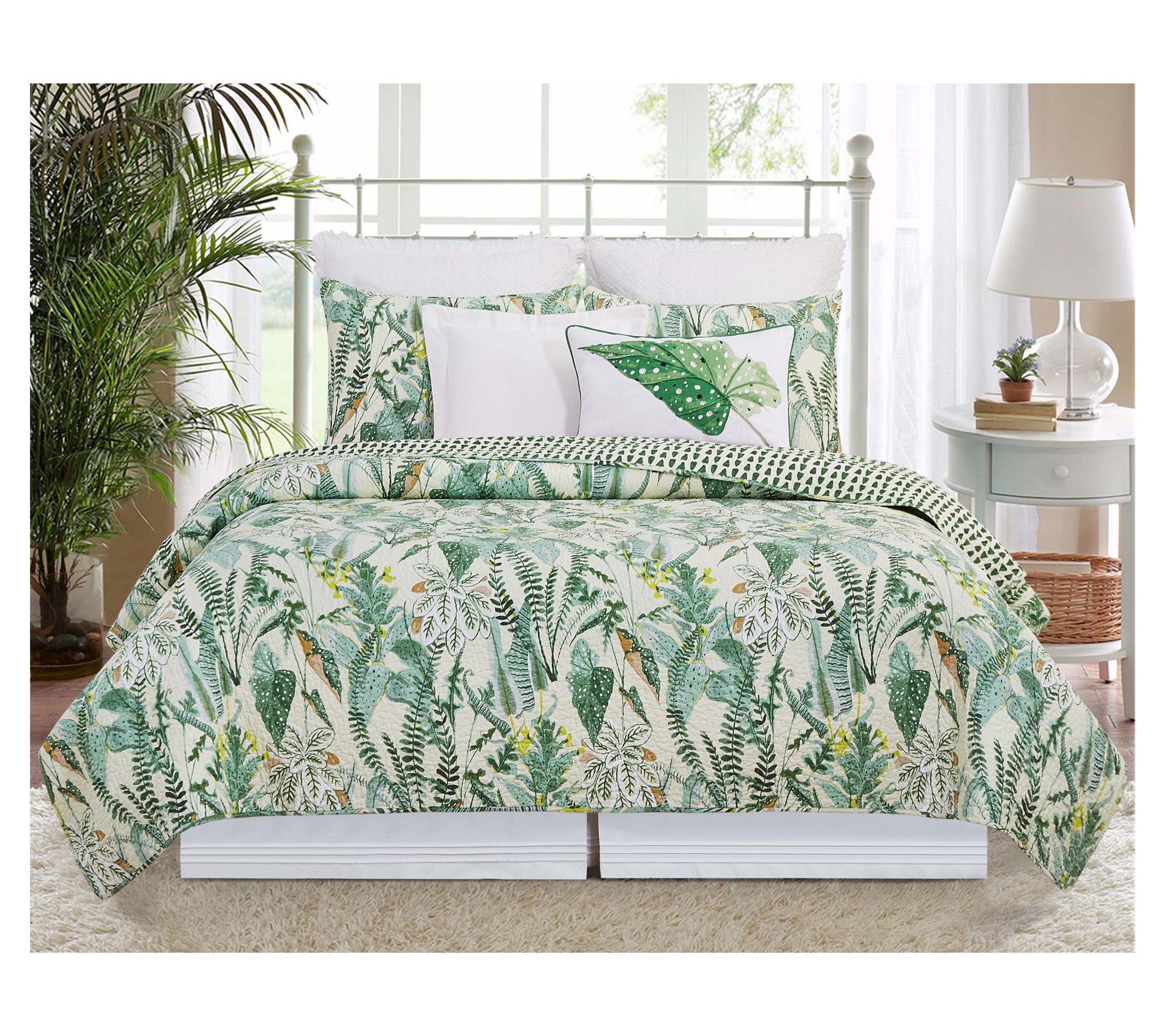 Parson King Bedding 3 Piece Quilt Set by Valerie - QVC.com