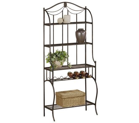 Hillsdale Furniture Camelot Baker's Rack - QVC.com
