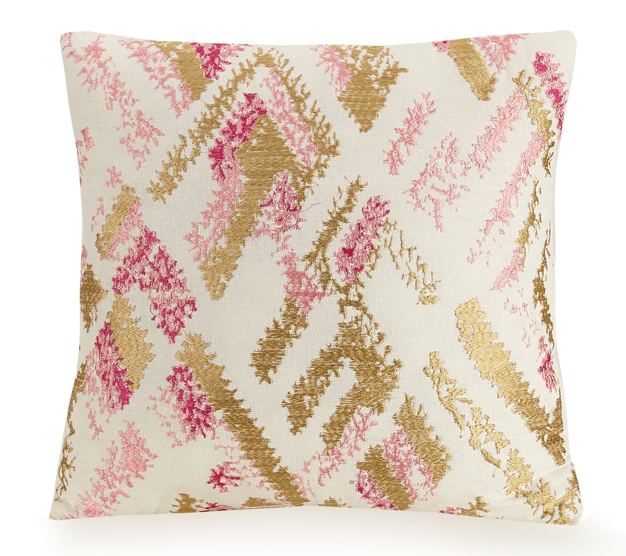 Jessica Simpson Bellisima Embroidered 16" x 16'' Pillow - QVC.com