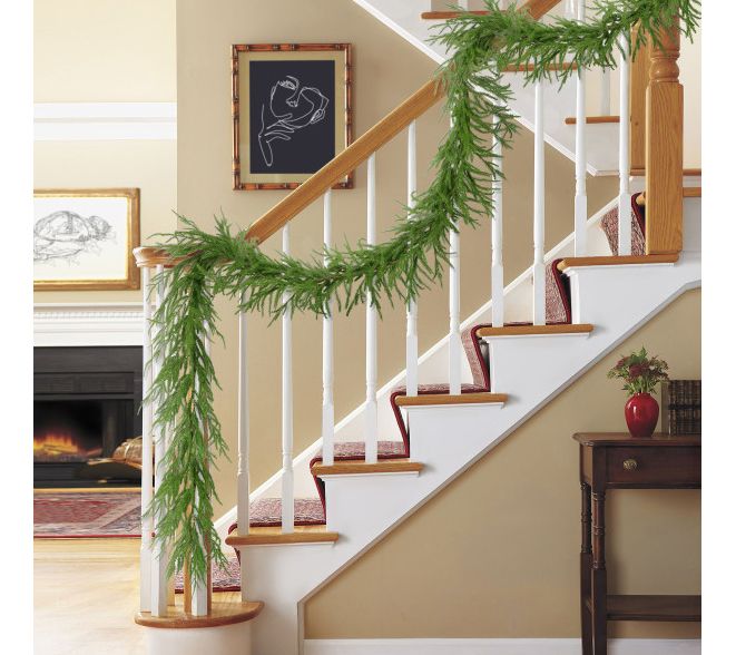 Puleo International 9ft x 10in Soft PE Garland - QVC.com