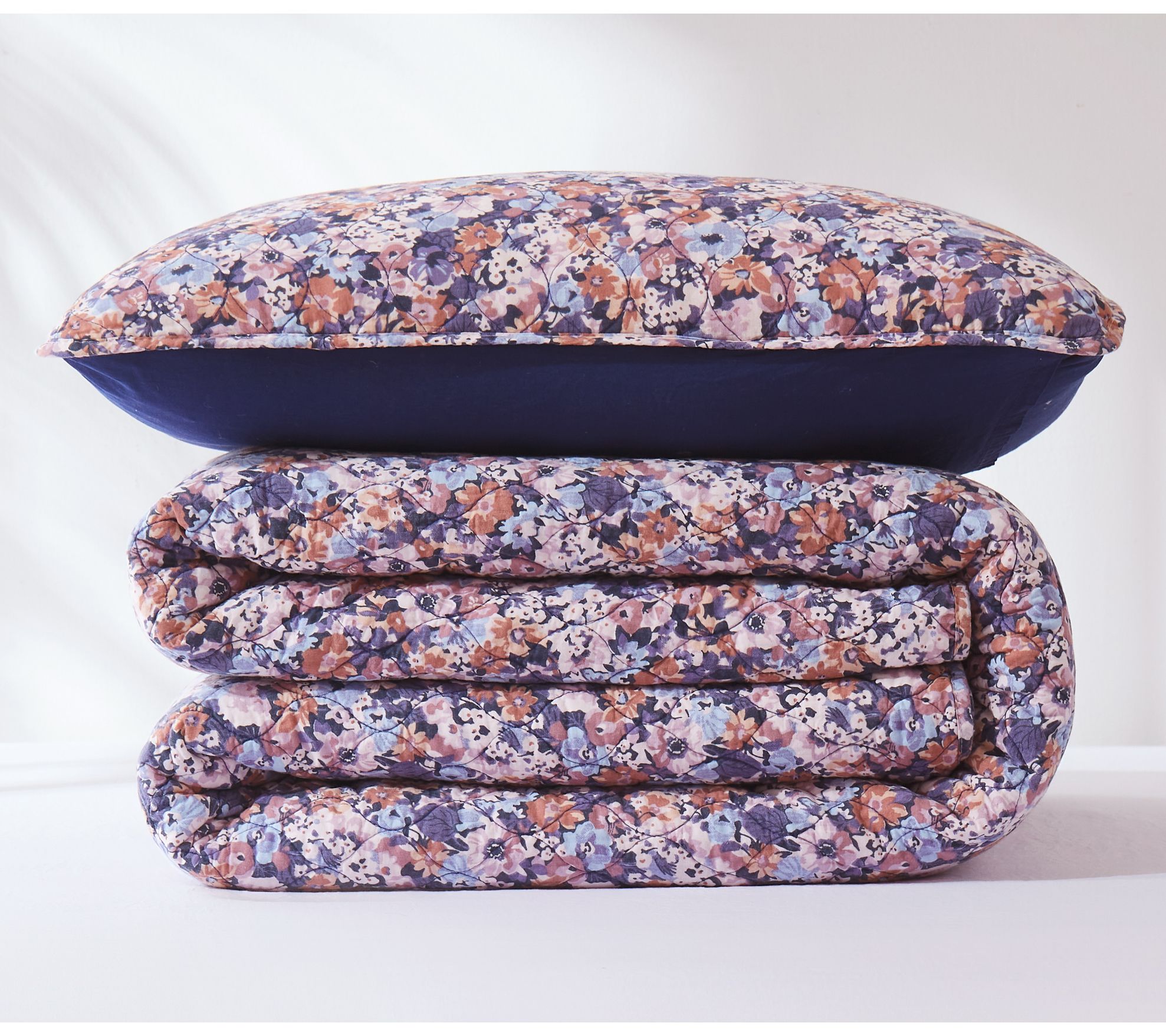 Lush Decor Alicia Camo Floral Cotton Quilt Setwin/Twin XL - QVC.com