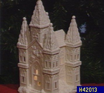 Old World Lighted Porcelain Church - QVC.com