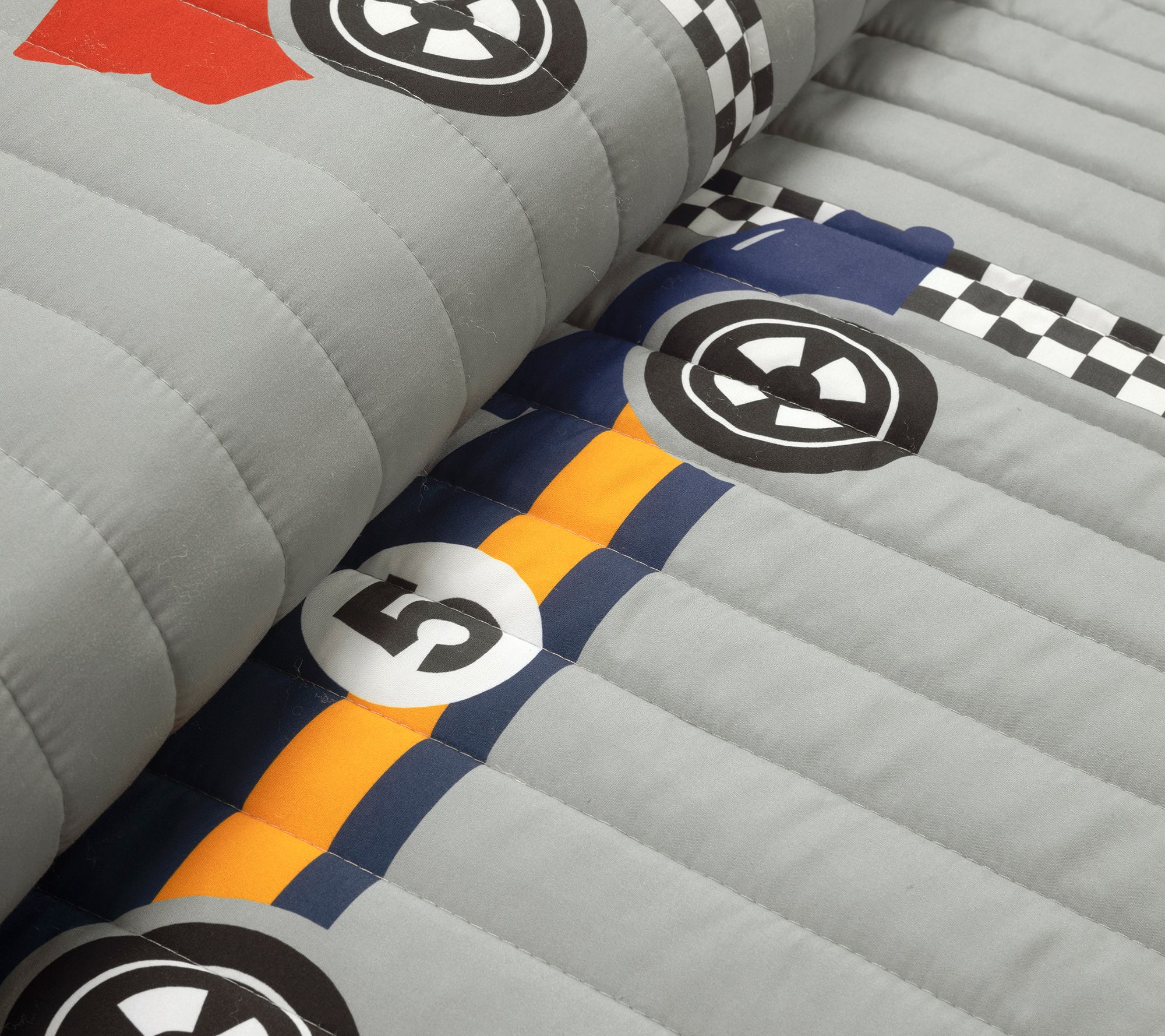 Lush Decor Racing Cars 5pc FL/QN Reversible Quit Set - QVC.com