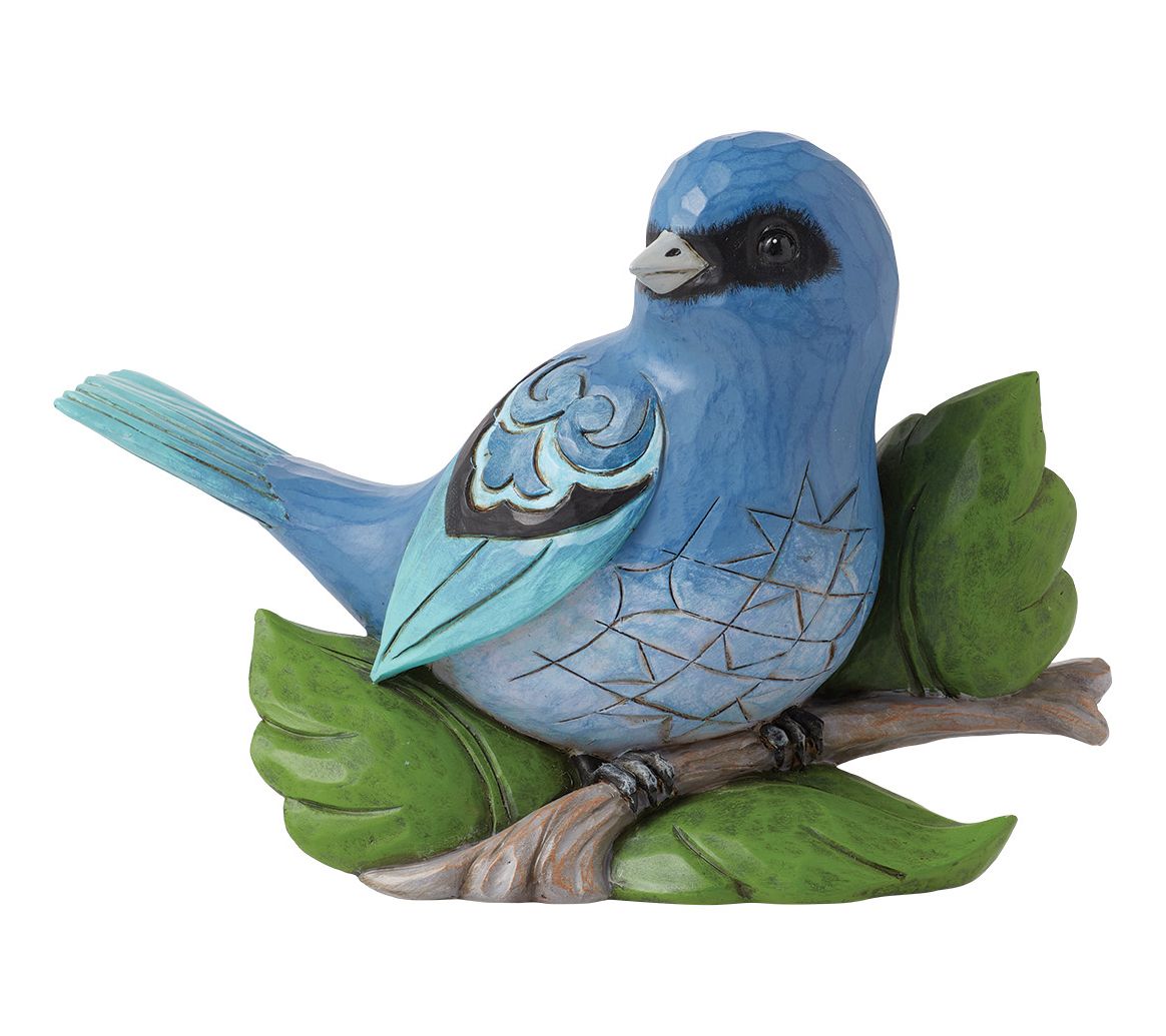 Jim Shore Indio Bunting Bird Figurine 4in H - QVC.com