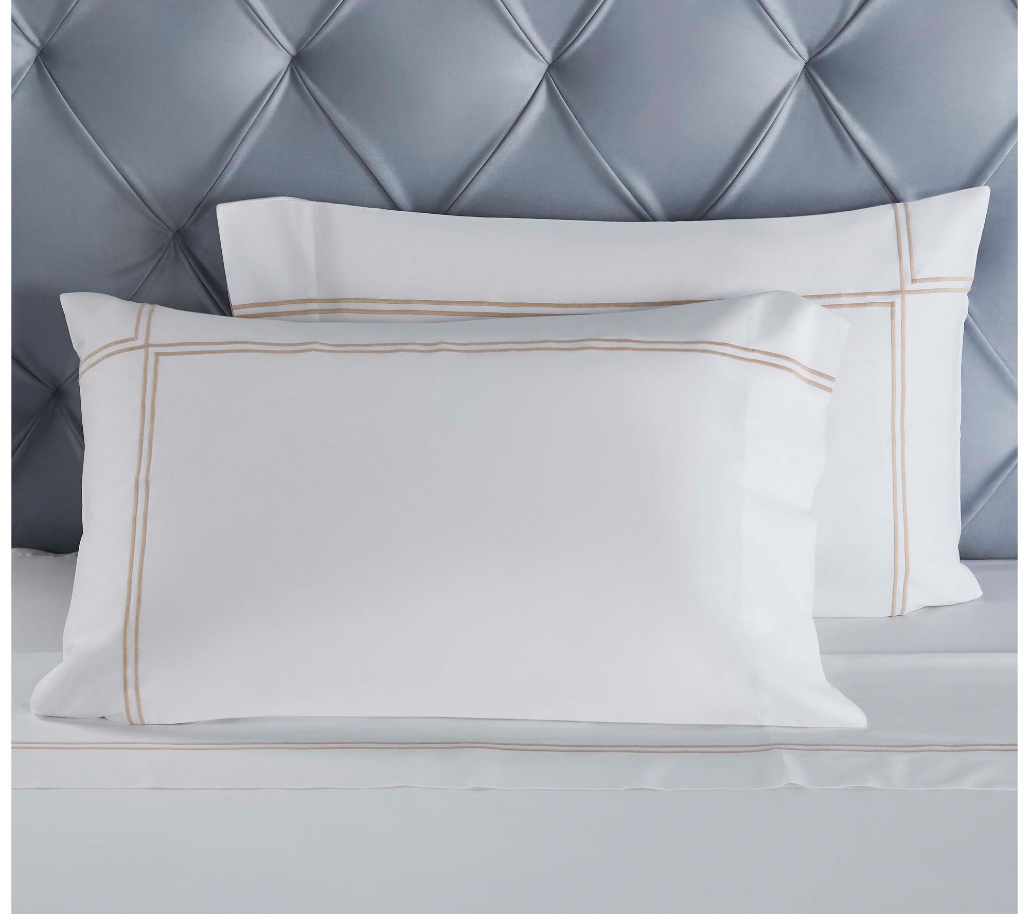 Superior Spring Blooms Cotton Embroidered SheetSet-Cal/King - QVC.com