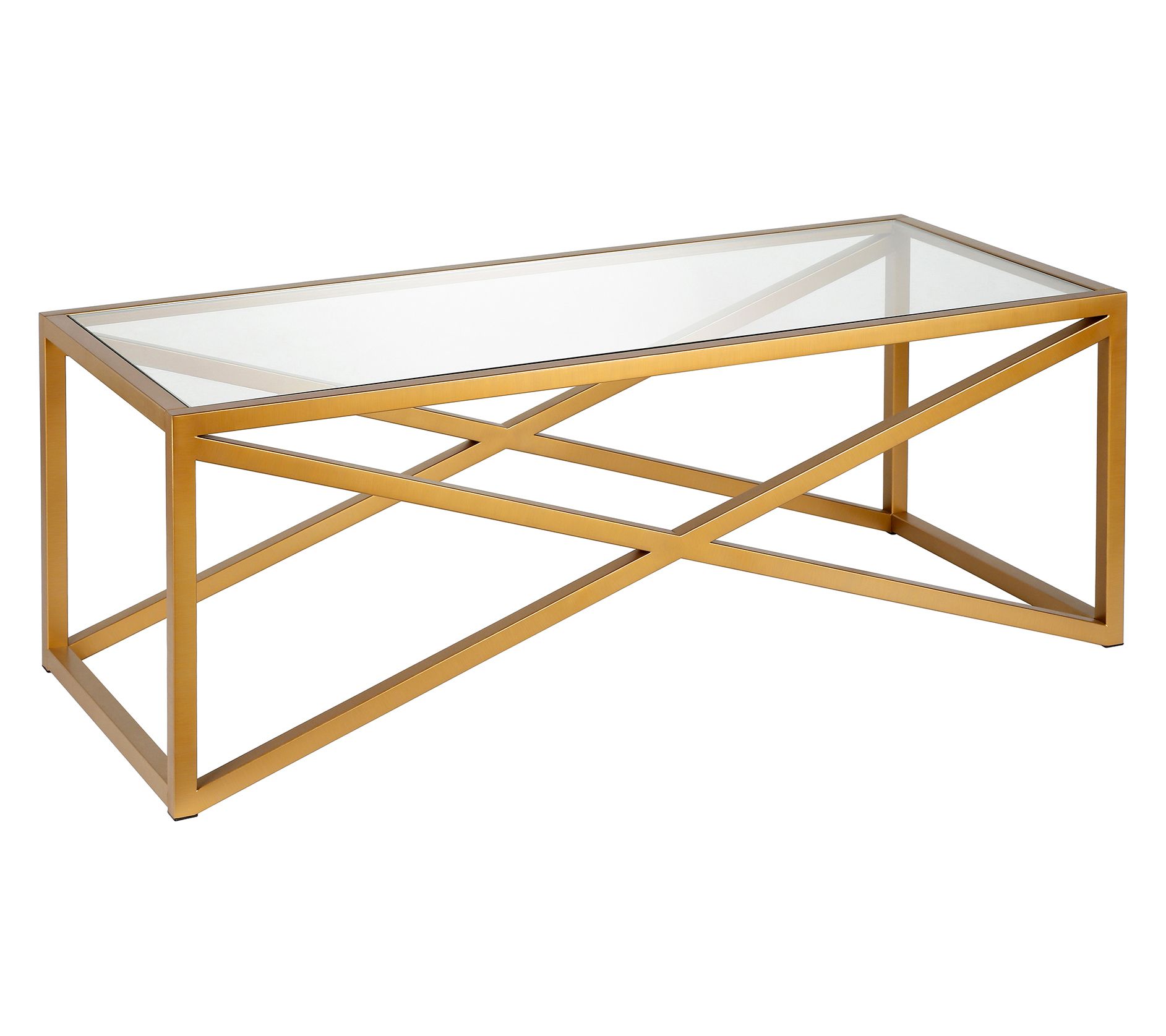Hudson&Canal Calix Rectangular Coffee Table - QVC.com