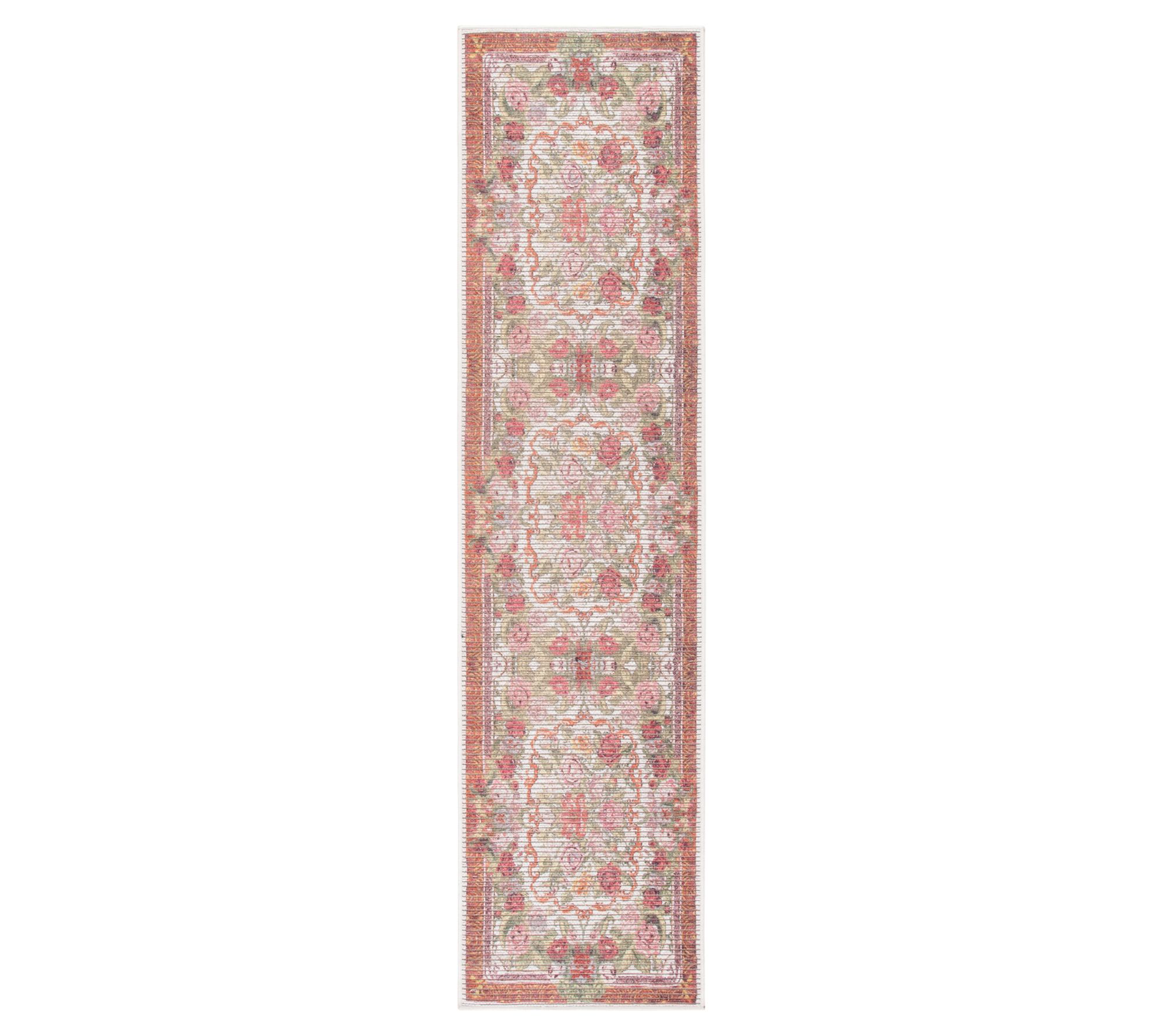 Safavieh Rosevine Washable 2' x 8' Rug - QVC.com