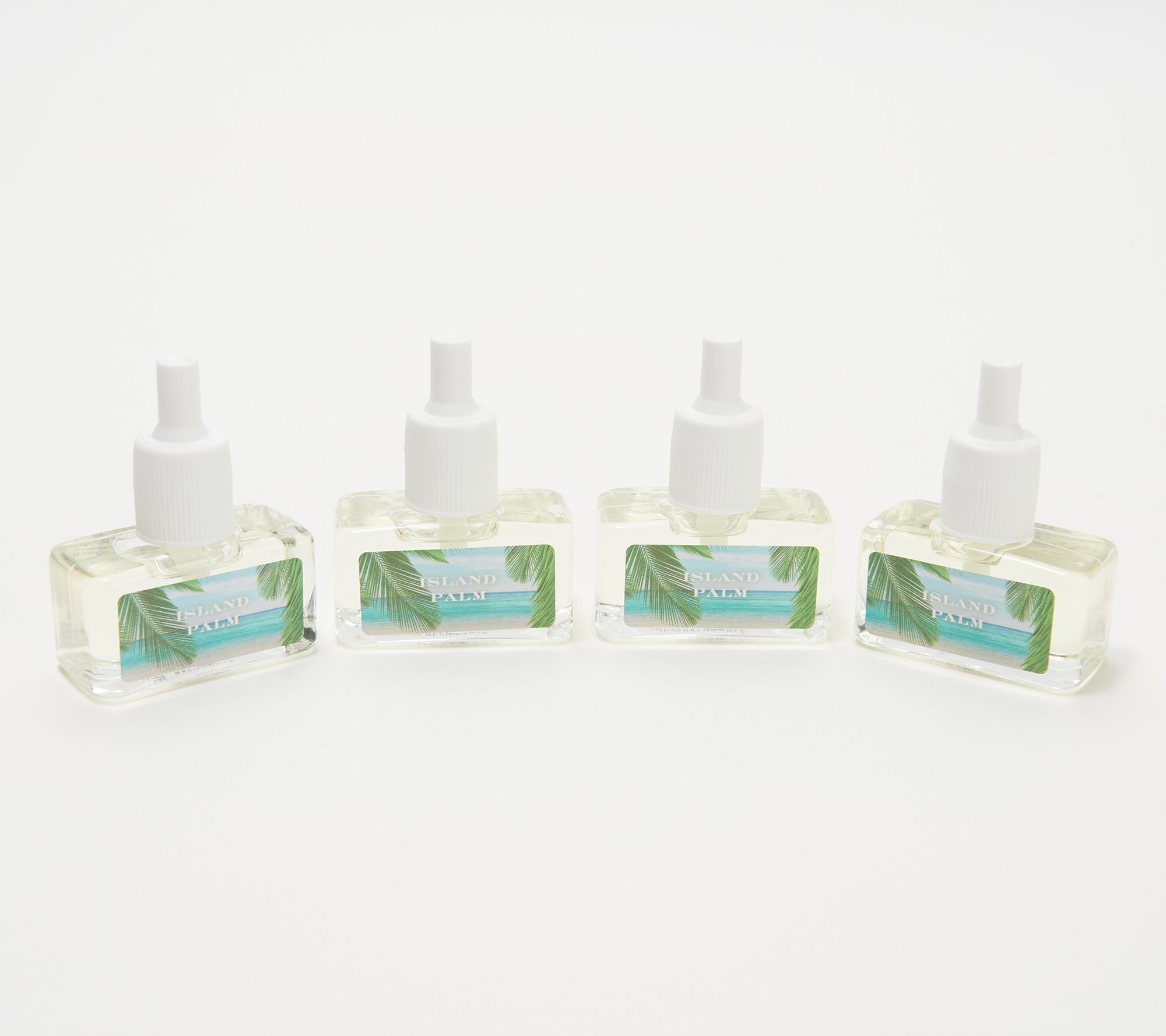 HomeWorx by Harry Slatkin Set of 4 Island Palm Diffuser Oils - QVC.com