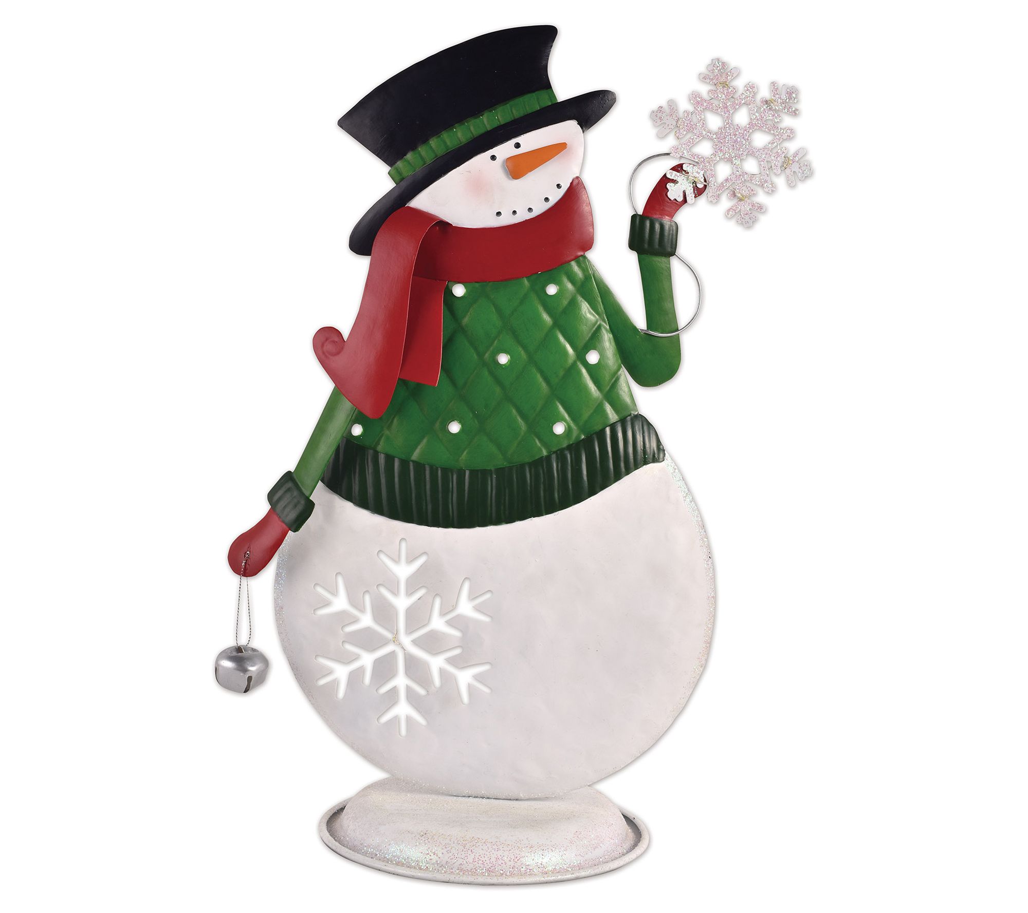 SVD Snowman LED table top - QVC.com