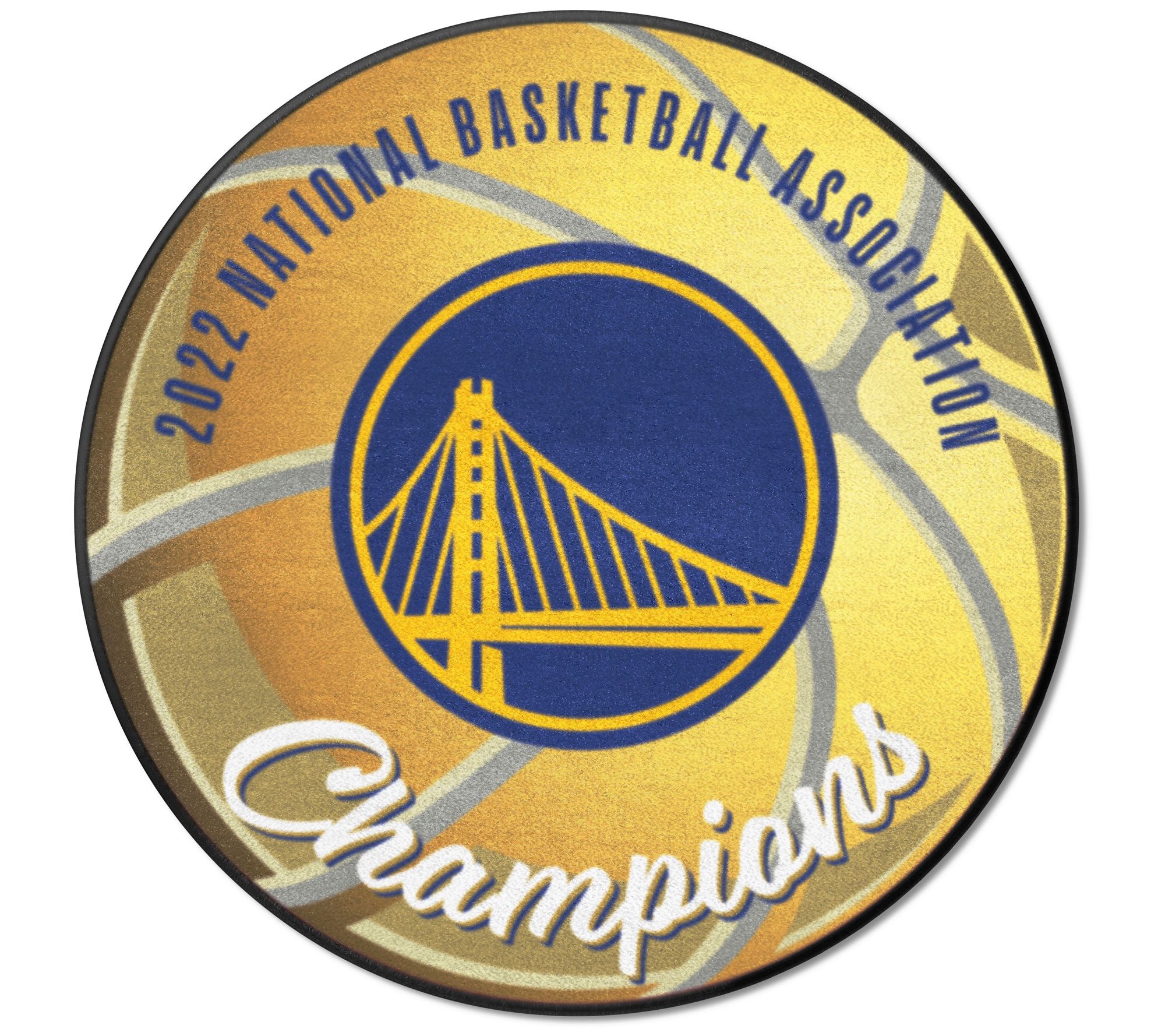 Golden State Warriors 2022 NBA Finals Champions Basketball Mat - QVC.com