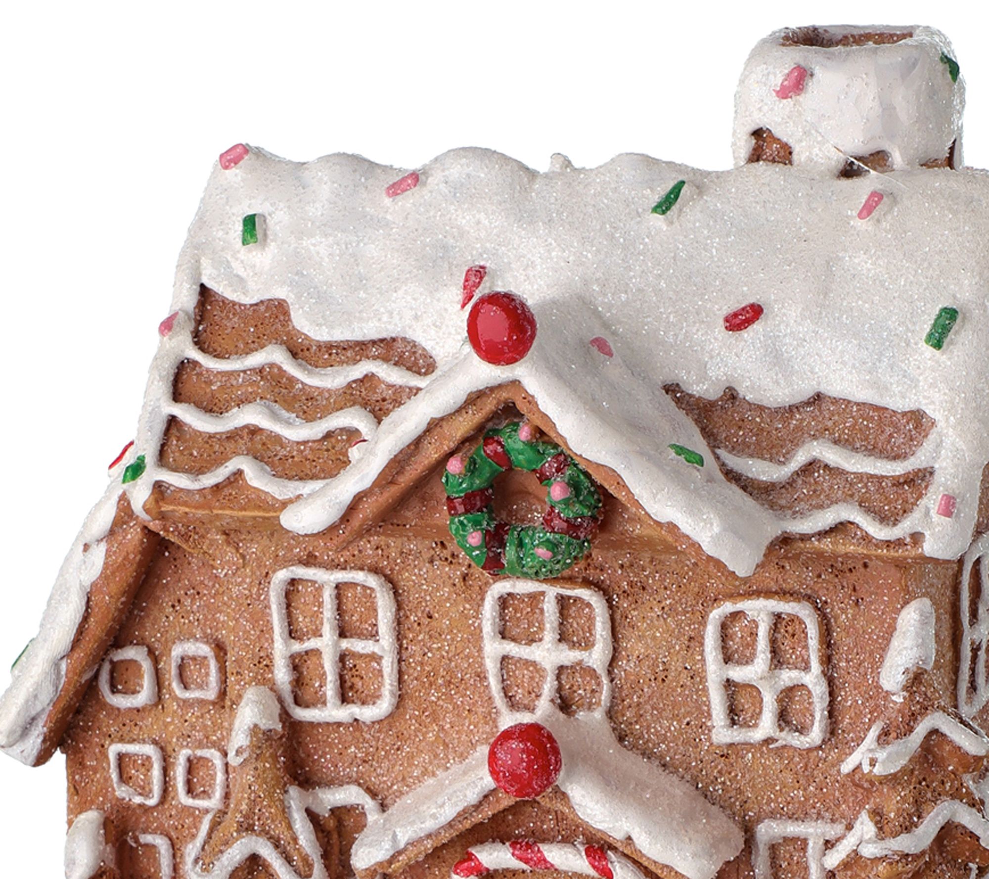 Valerie Parr Hill 5-6" Gingerbread House - Setof 3 - QVC.com